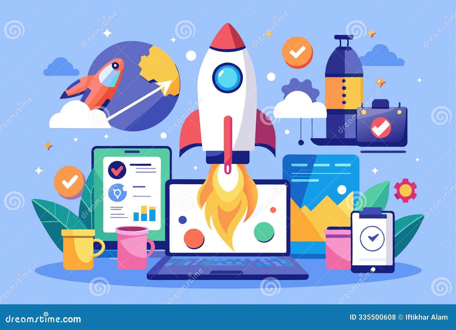 Bright Visuals Depict the Essential Steps and Elements Involved in ...