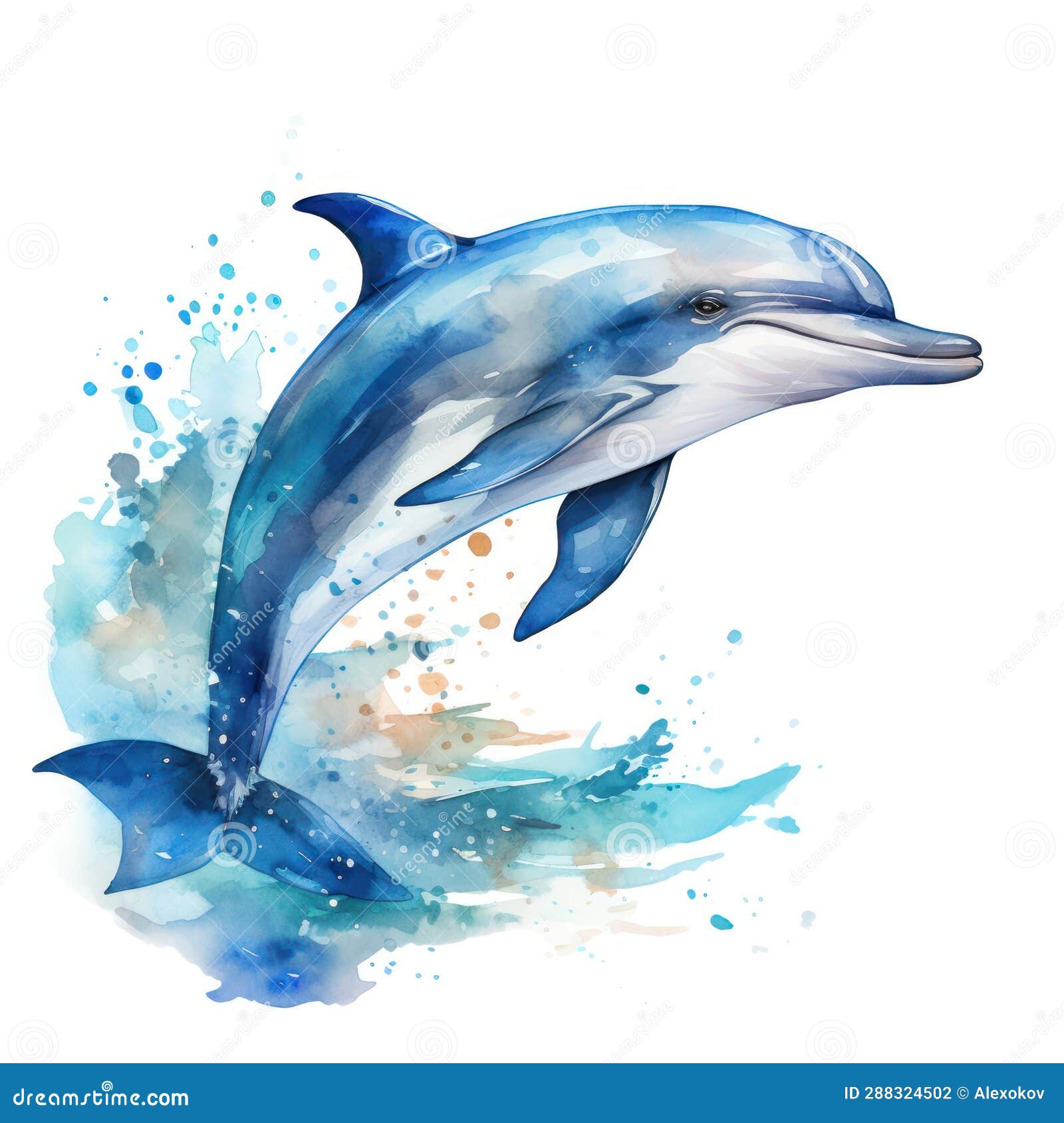 Dolphin Clipart. Dolphin Vector Clipart. Dolphin Isolated Clipart ...
