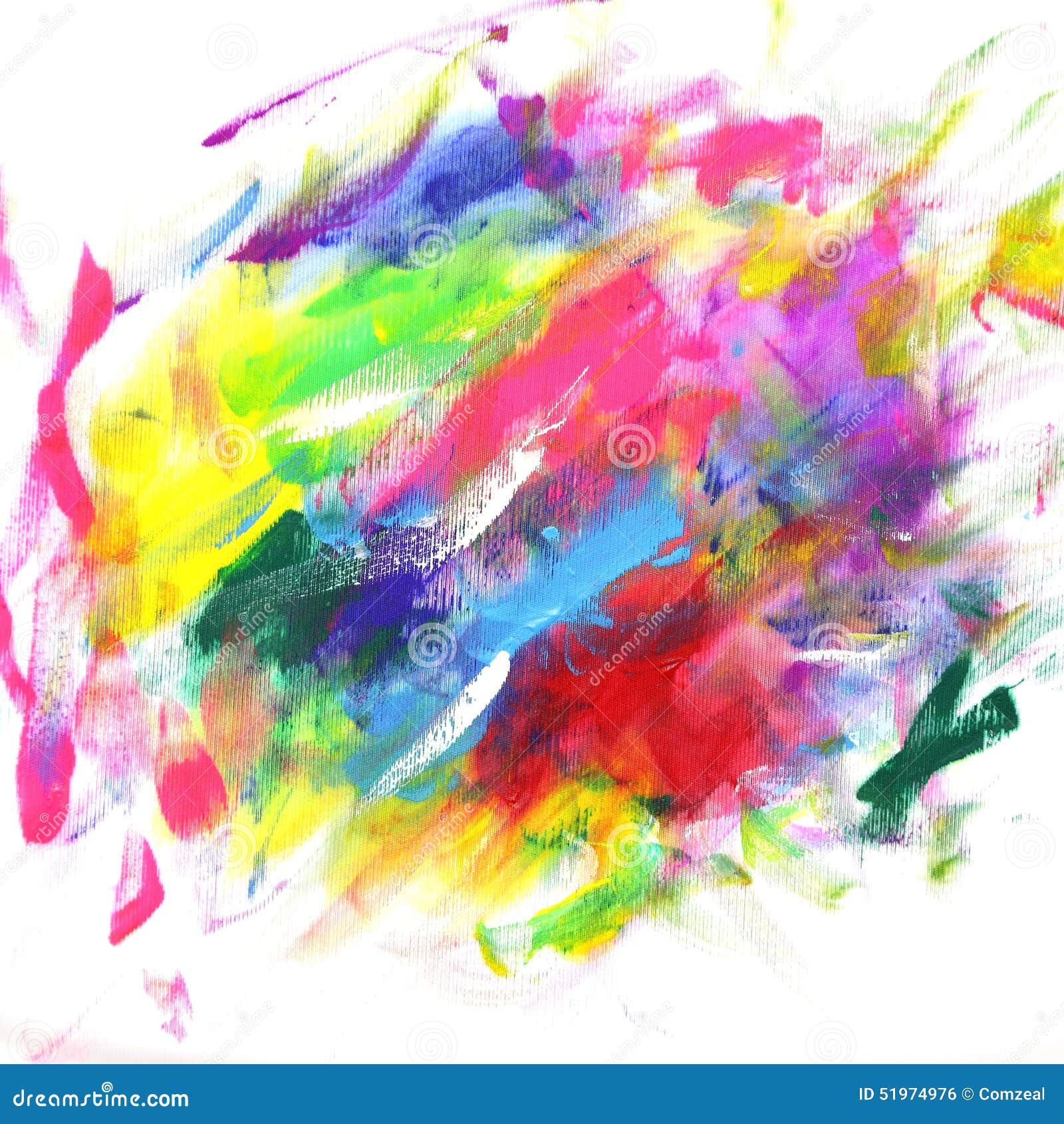 Bright Red Watercolor Stain With Watercolor Paint Stains, Brush Strokes ...