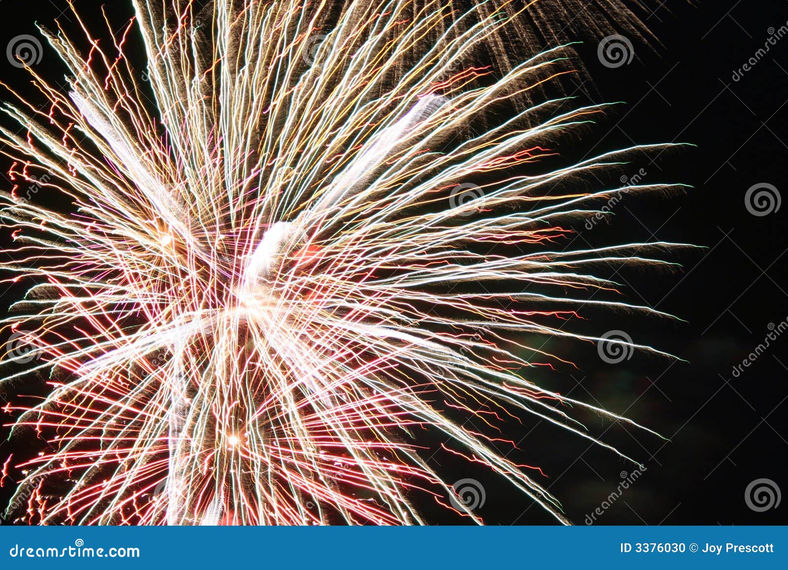 Bright White Fireworks Picture. Image: 3376030
