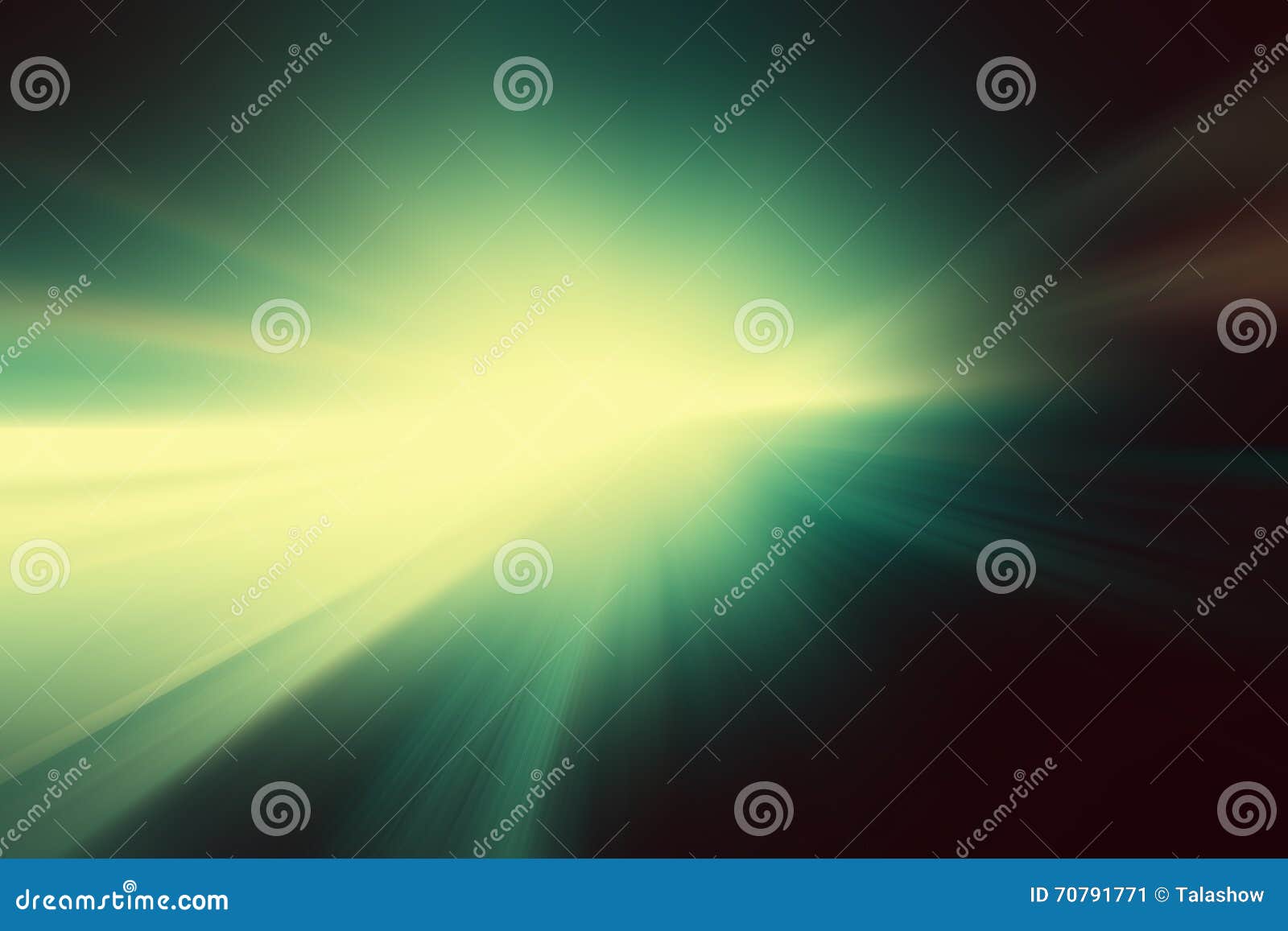 Bright White Flash on a Green and Black Background. Stock Image - Image ...