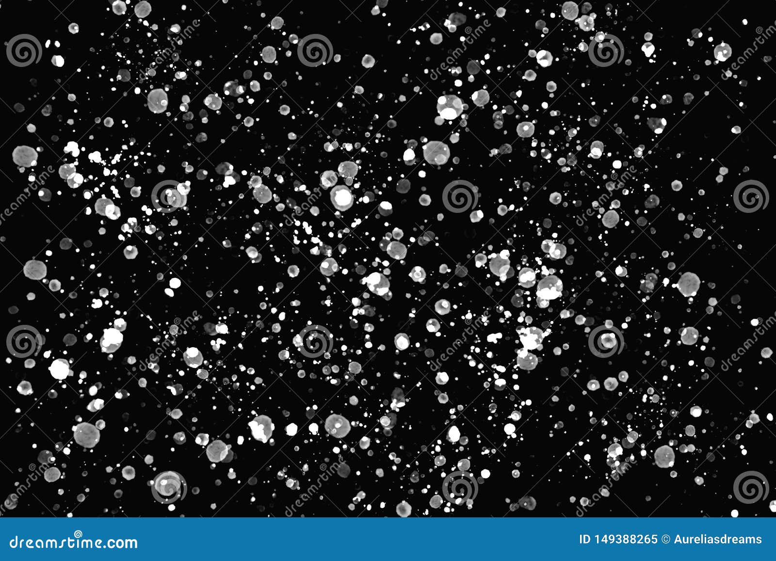 Splashes Of Black Paint Of Various Intensity Viewed As Dark Cat ...