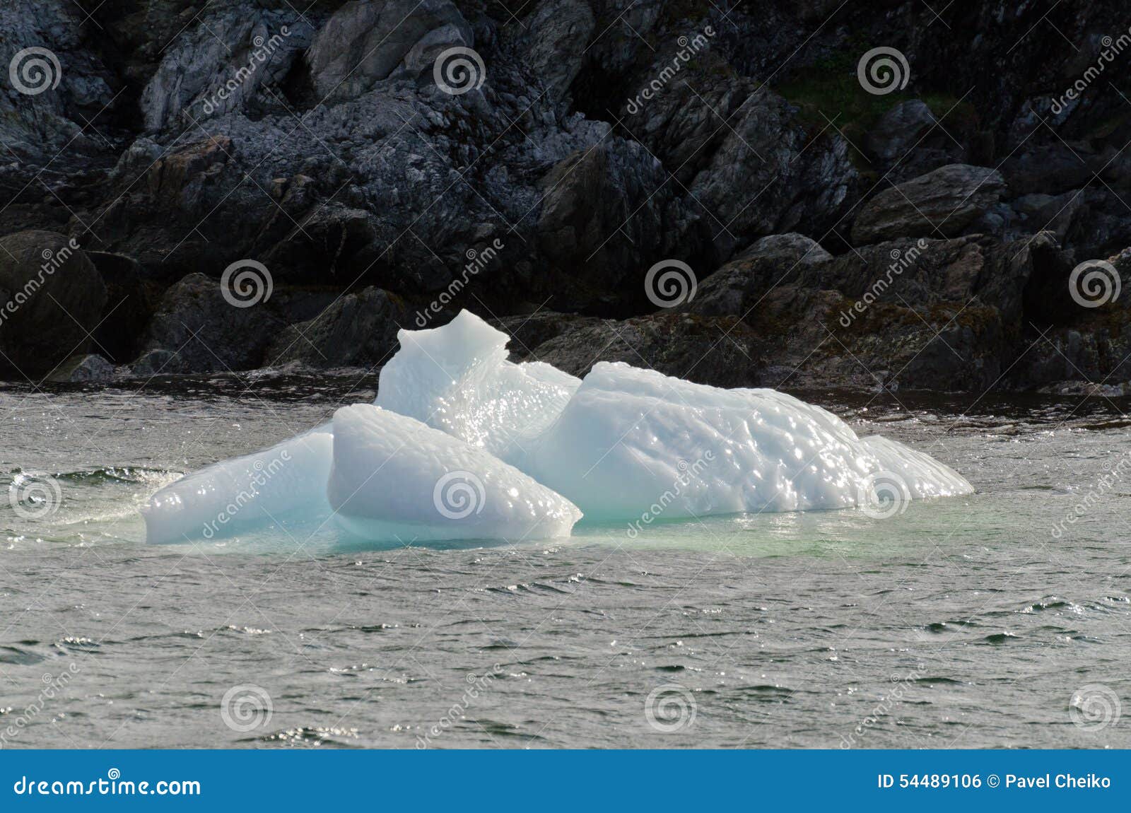 Bright white iceberg stock photo. Image of cruise, dawn - 54489106