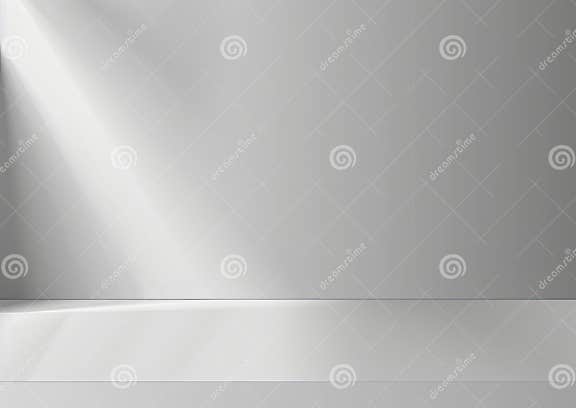 A Bright White Room Featuring a Window and a Distinct Shadow on the ...