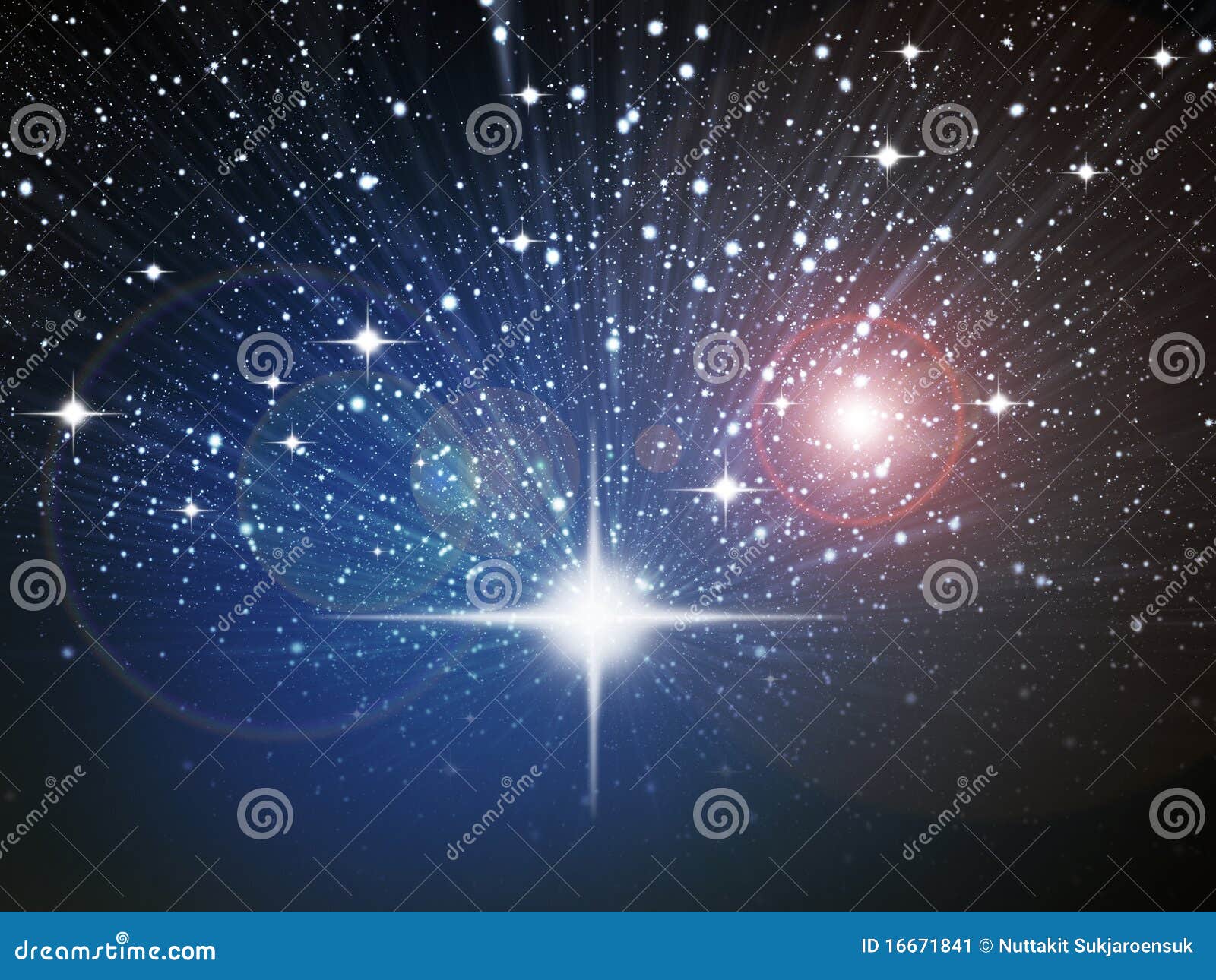 Bright white star in space stock illustration. Illustration of beauty ...