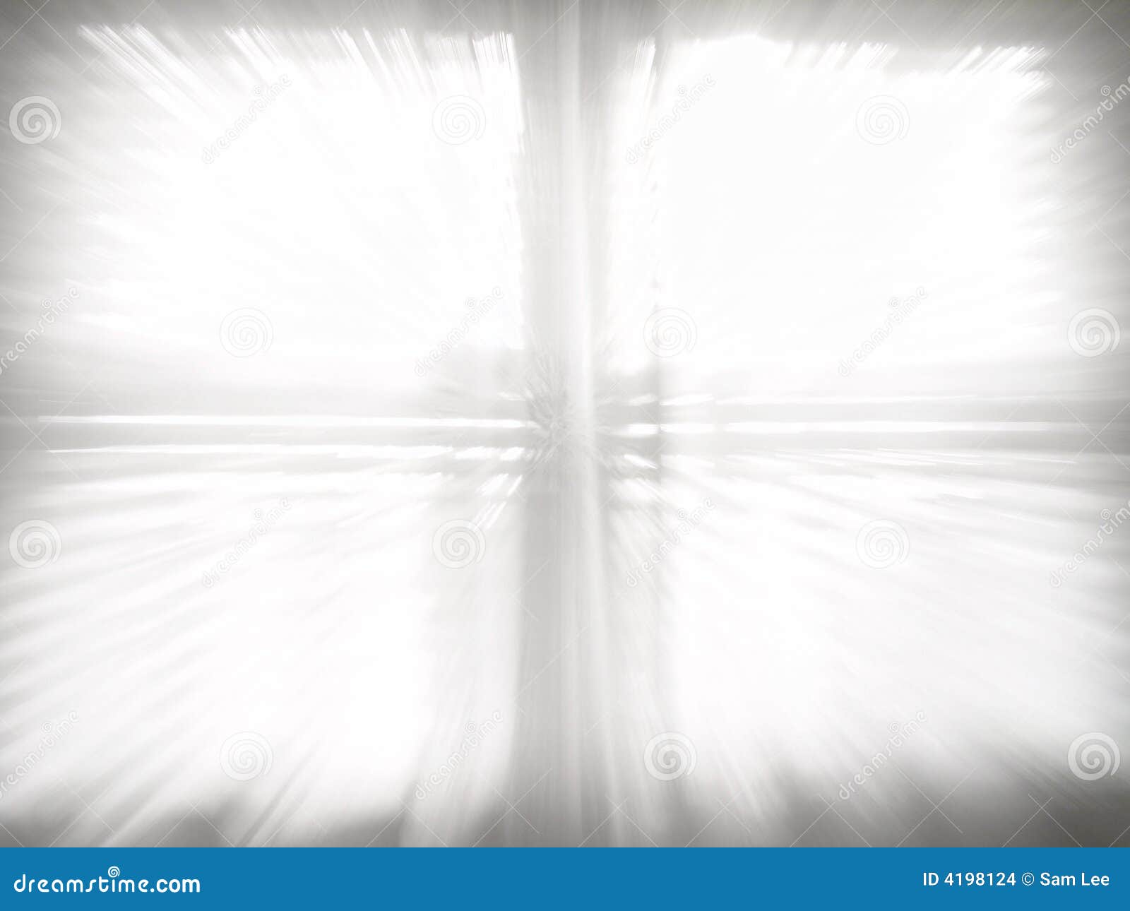 Bright White Window Zooming In Picture. Image: 4198124