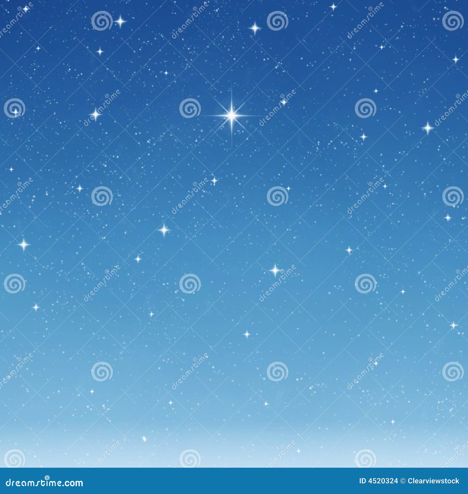 Bright wishing starry sky stock illustration. Illustration of space ...