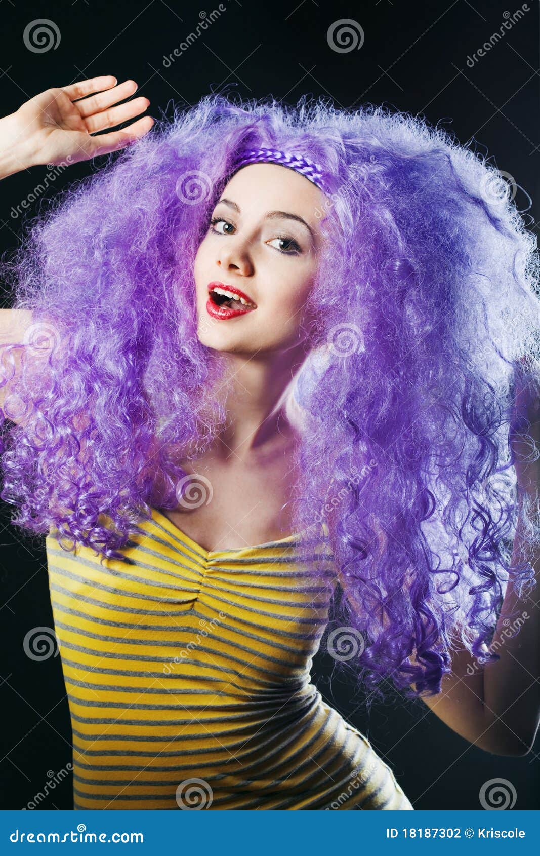 Bright woman stock photo. Image of happiness, eyes, lips - 18187302