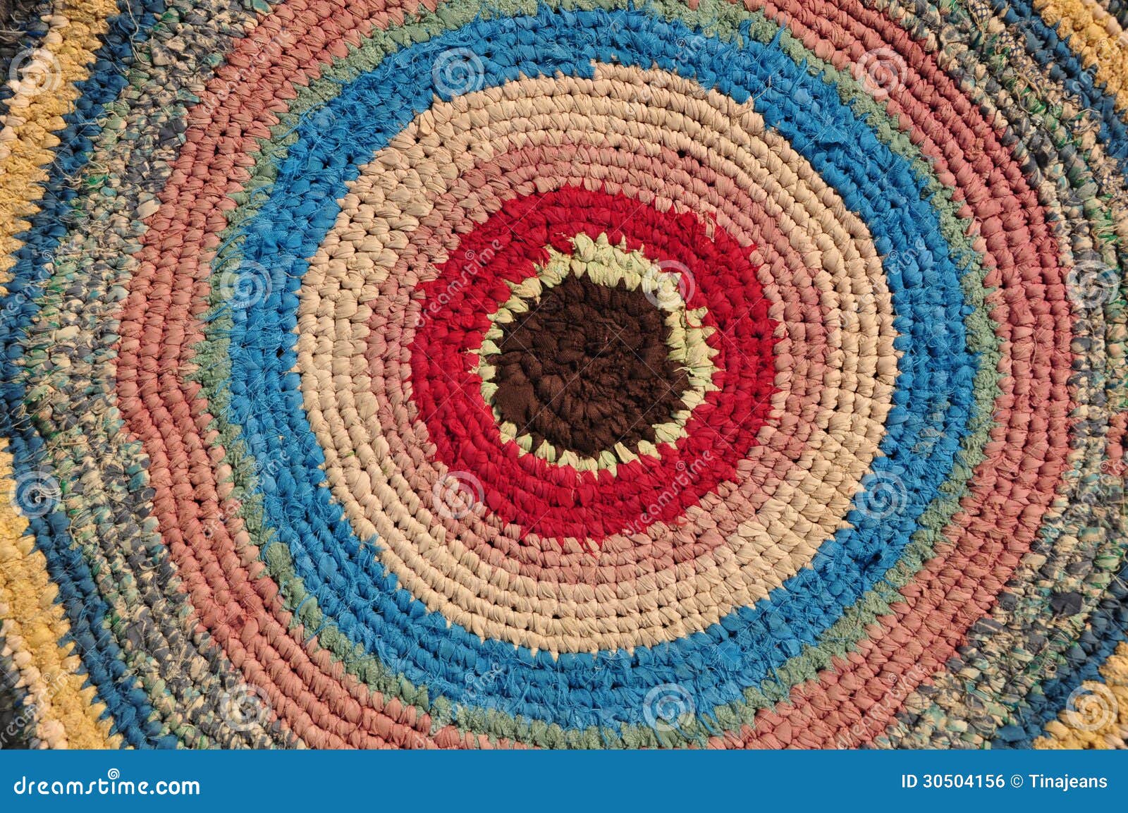 Bright woven rug. stock photo. Image of pattern, retro - 30504156