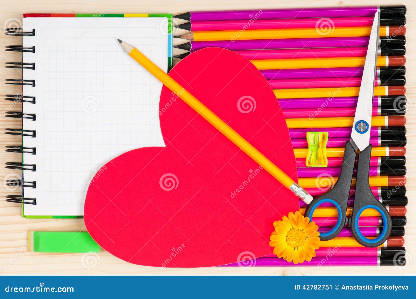 Bright writing-materials stock image. Image of concept - 42782751