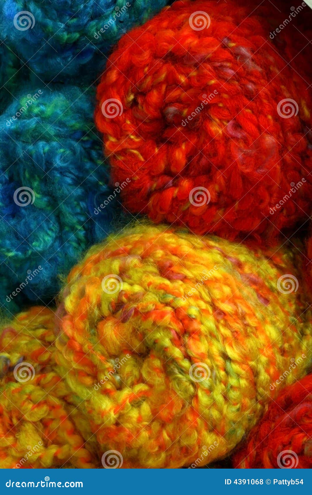 Bright Yarn stock photo. Image of craft, knitters, handcrafted - 4391068