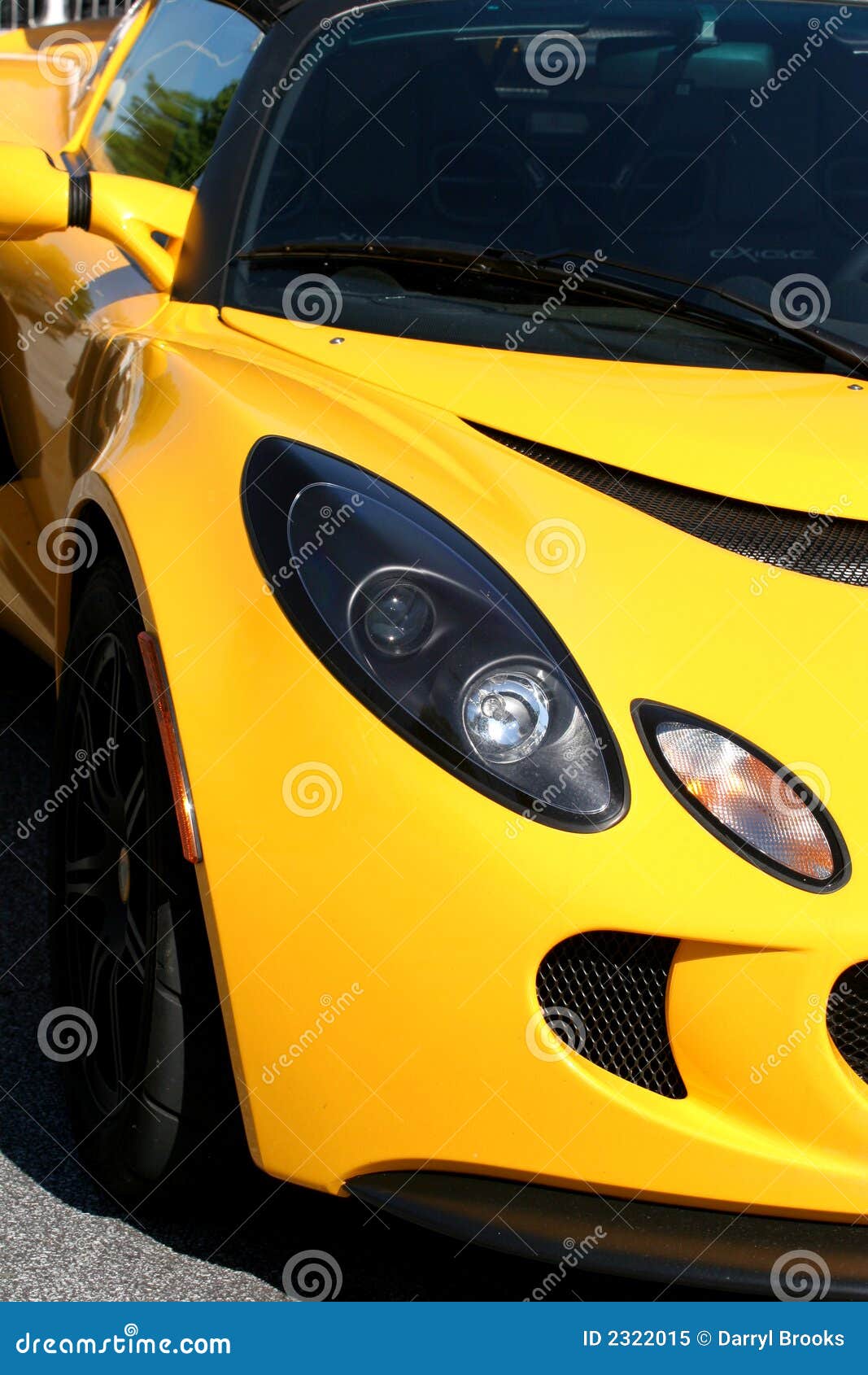 Bright Yellow stock image. Image of shape, roadster, automobiles - 2322015