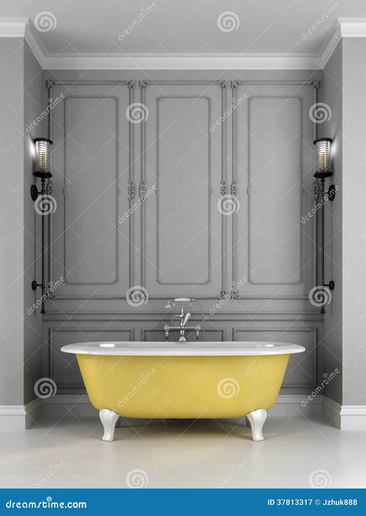 Yellow Bath Duck. Rubber Water Toys For Kids Shower Room Games With ...