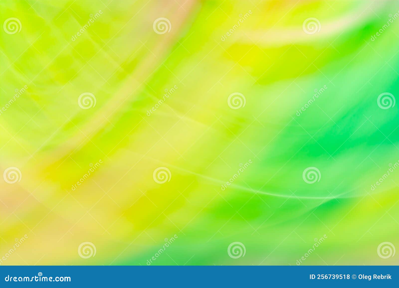 Bright Yellow Green Abstract Background with Waves Stock Illustration ...