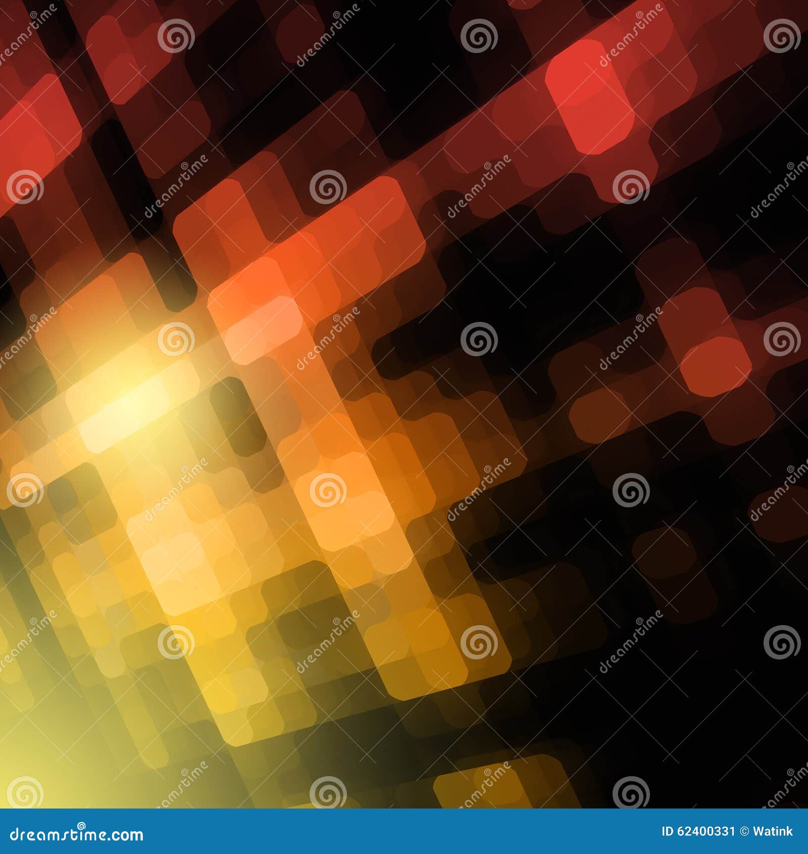 Bright Yellow Grid Abstract Background Stock Illustration ...