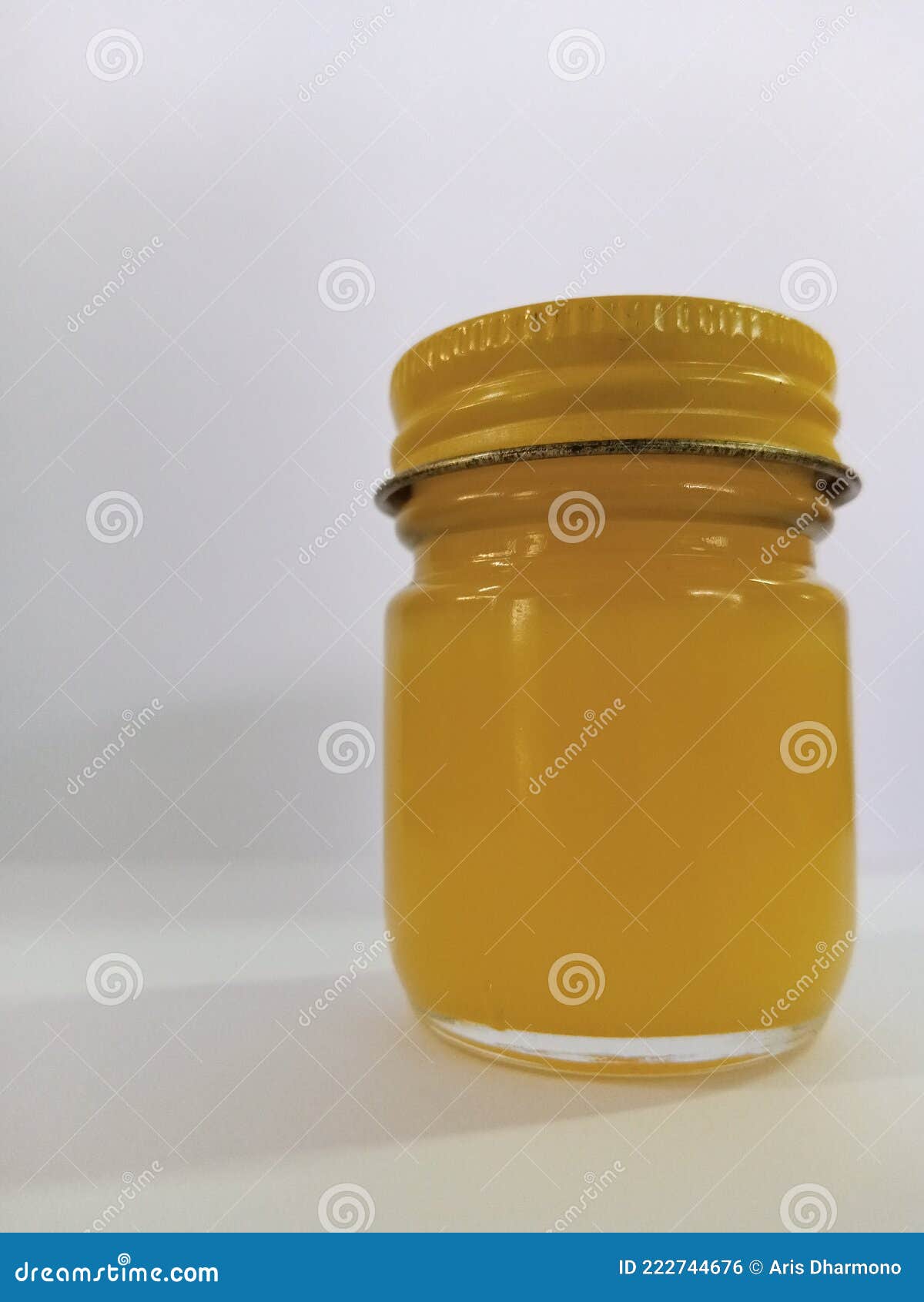 Bright Yellow Jam Like Pure Gold Stock Photo - Image of yellow, liqueur ...