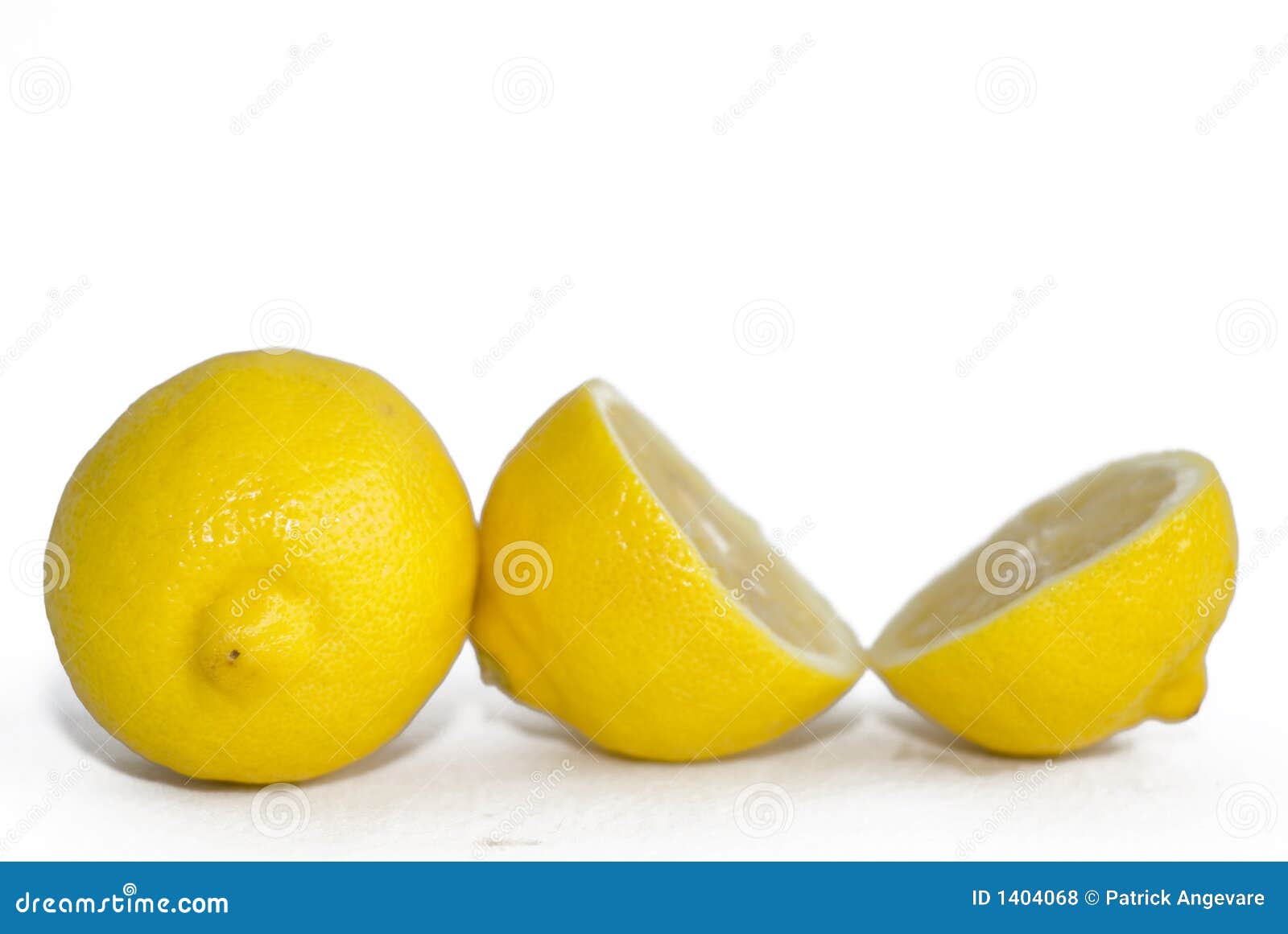 Bright yellow lemons stock photo. Image of juice, sliced - 1404068