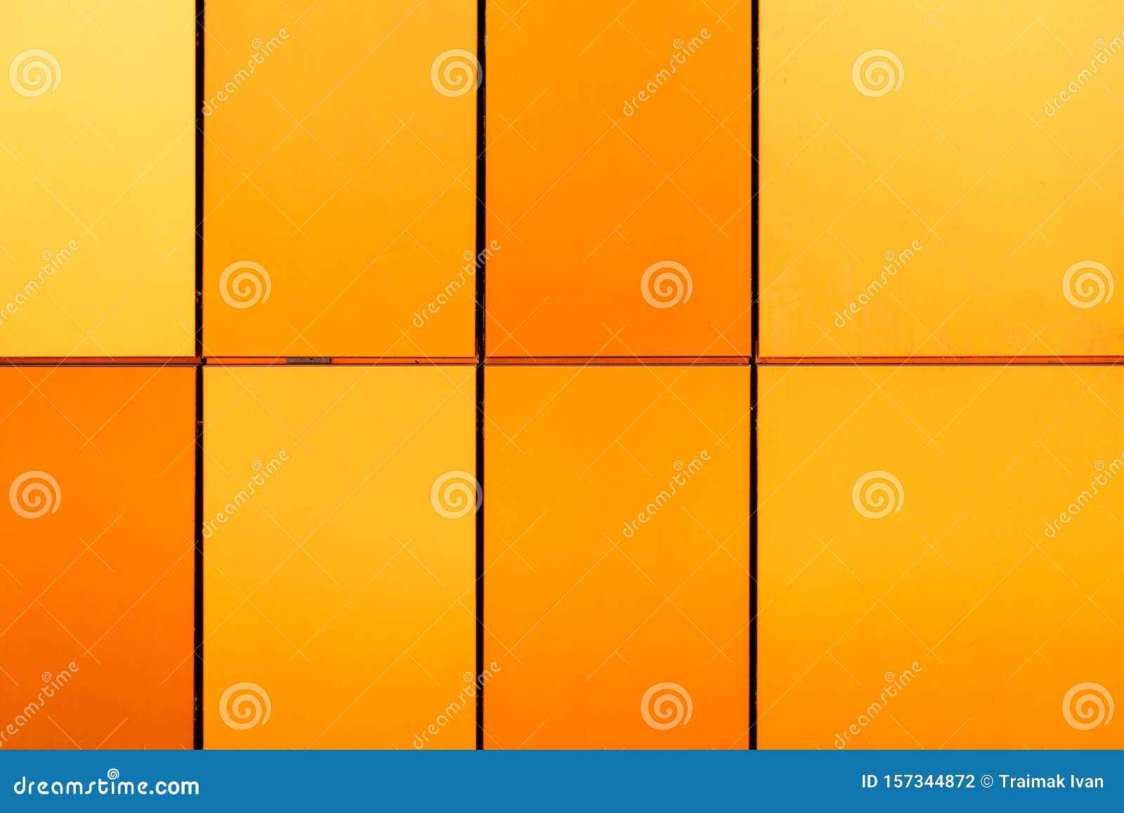 Bright Yellow and Orange and Multicolored Tile of Different Size for ...