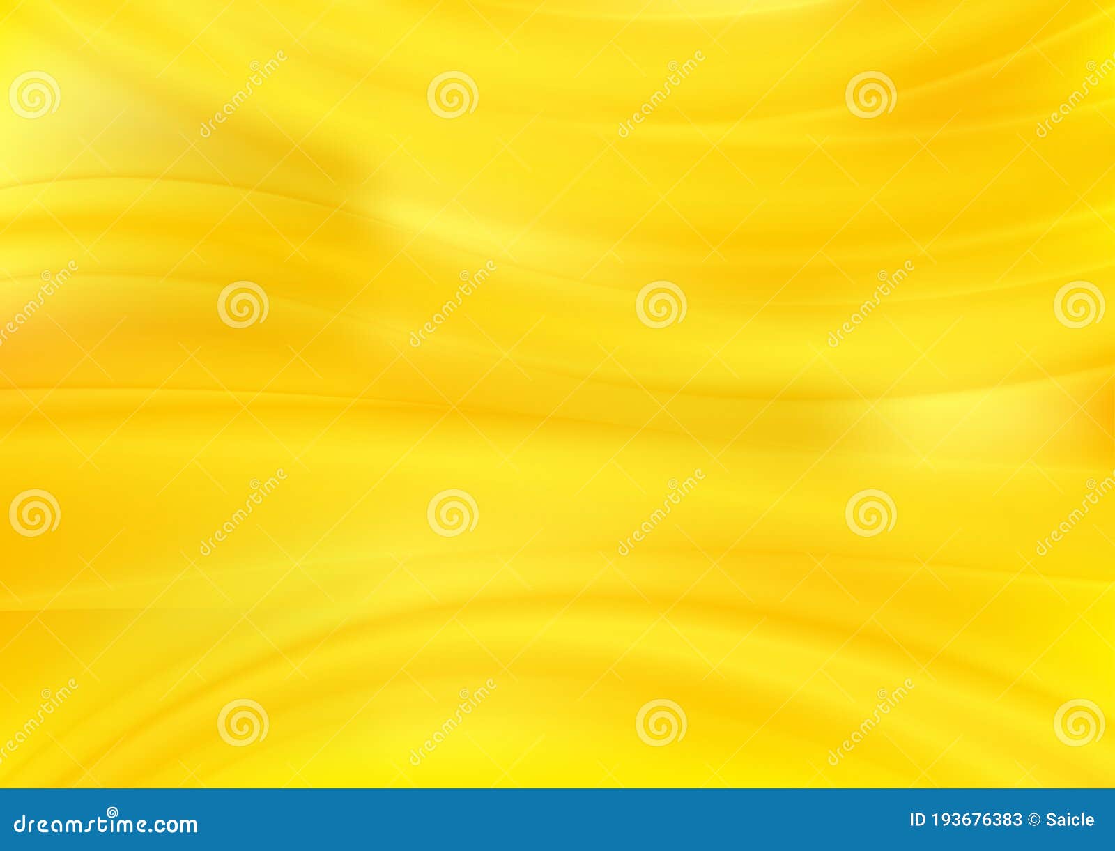 Bright Yellow Smooth Blurred Waves Abstract Background Stock Vector ...
