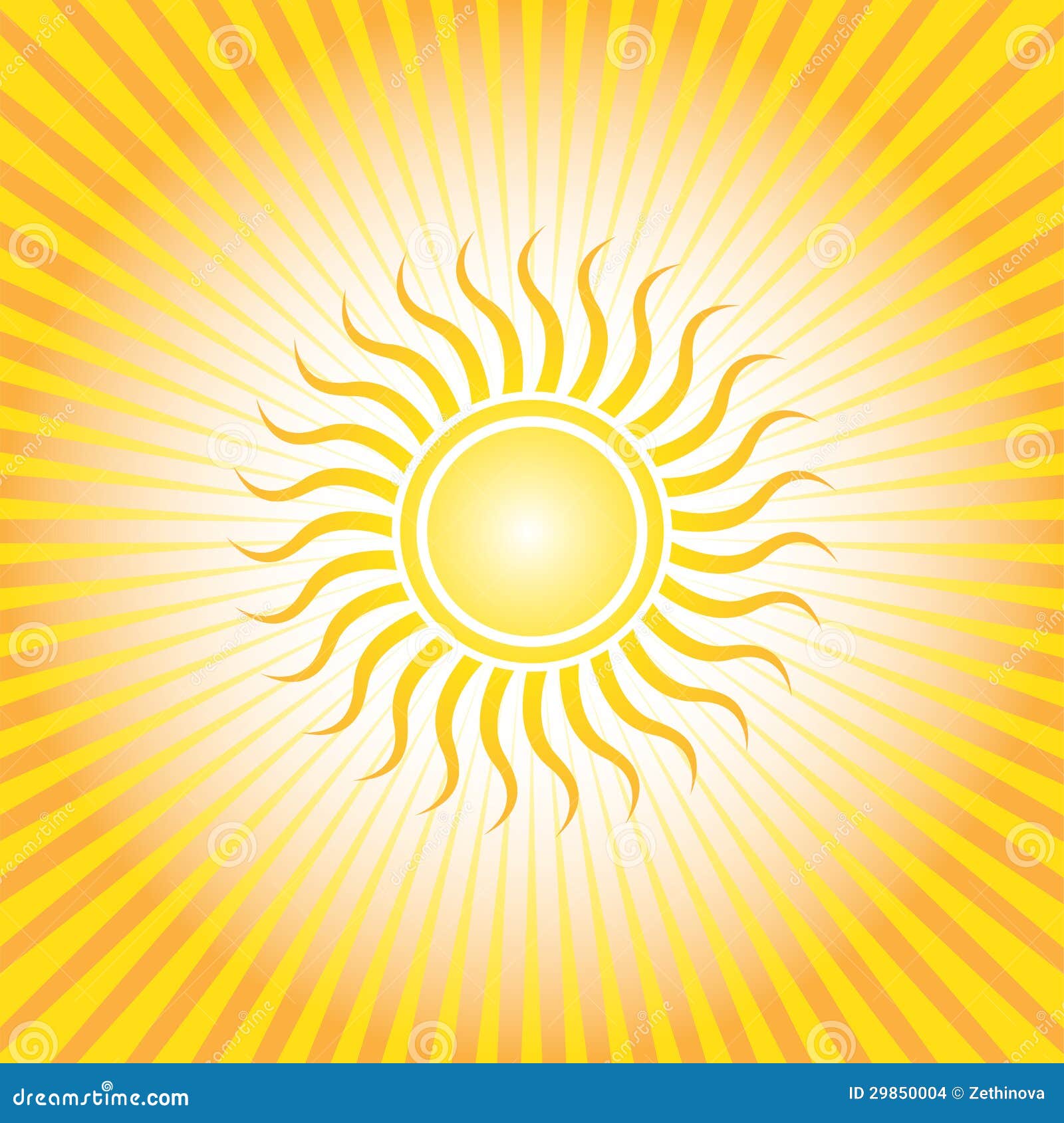 Center Sun Sunrise stock vector. Illustration of bright - 29850004