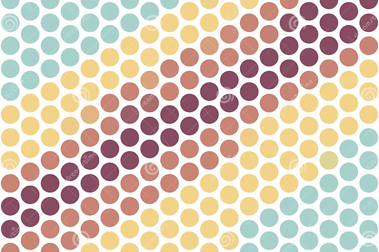 Bright Yellow and Teal Hexagonal Dotted Pattern with a Geometric ...