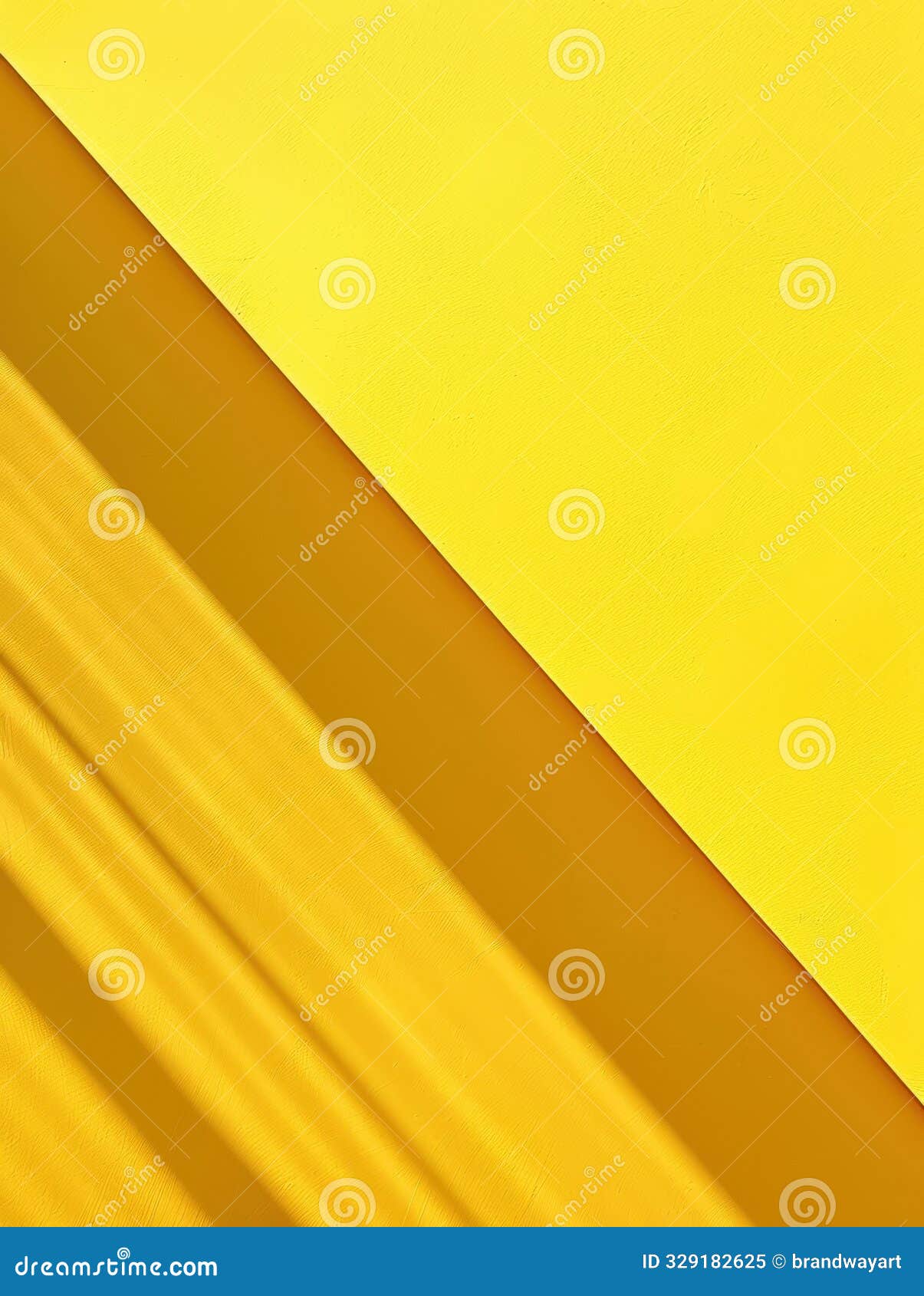 Bright Yellow Vivid Background with Diagonal Shadows in Daylight Stock ...