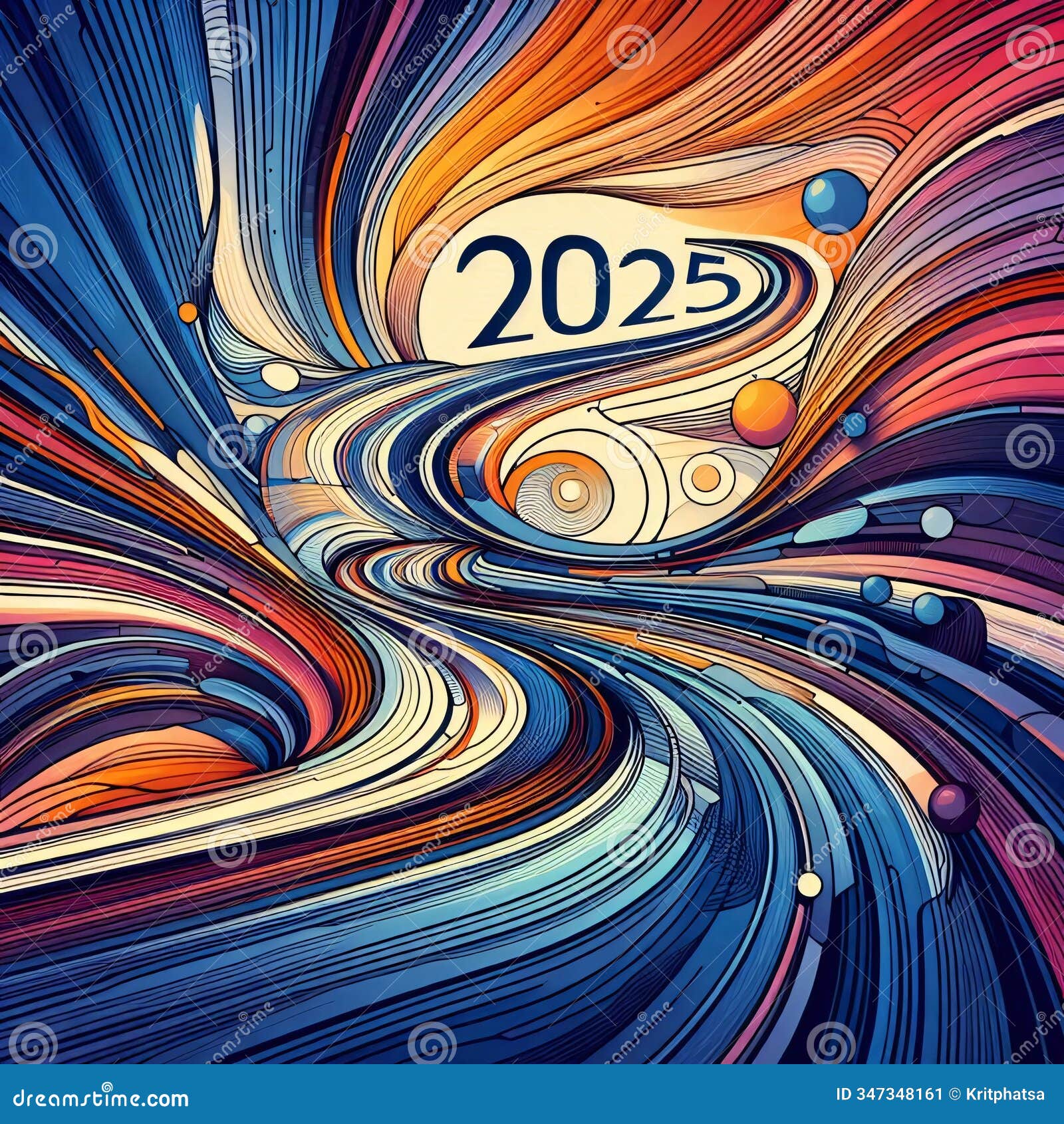 A Brighter Future: 2025 Roadmap Generator for Ai Stock Illustration ...