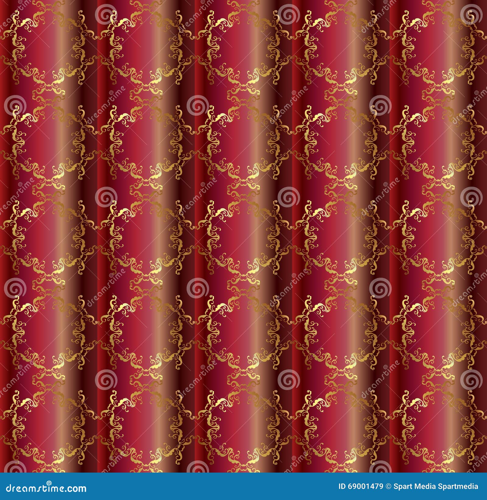 Brighter Ruby silk pattern stock illustration. Illustration of asian ...