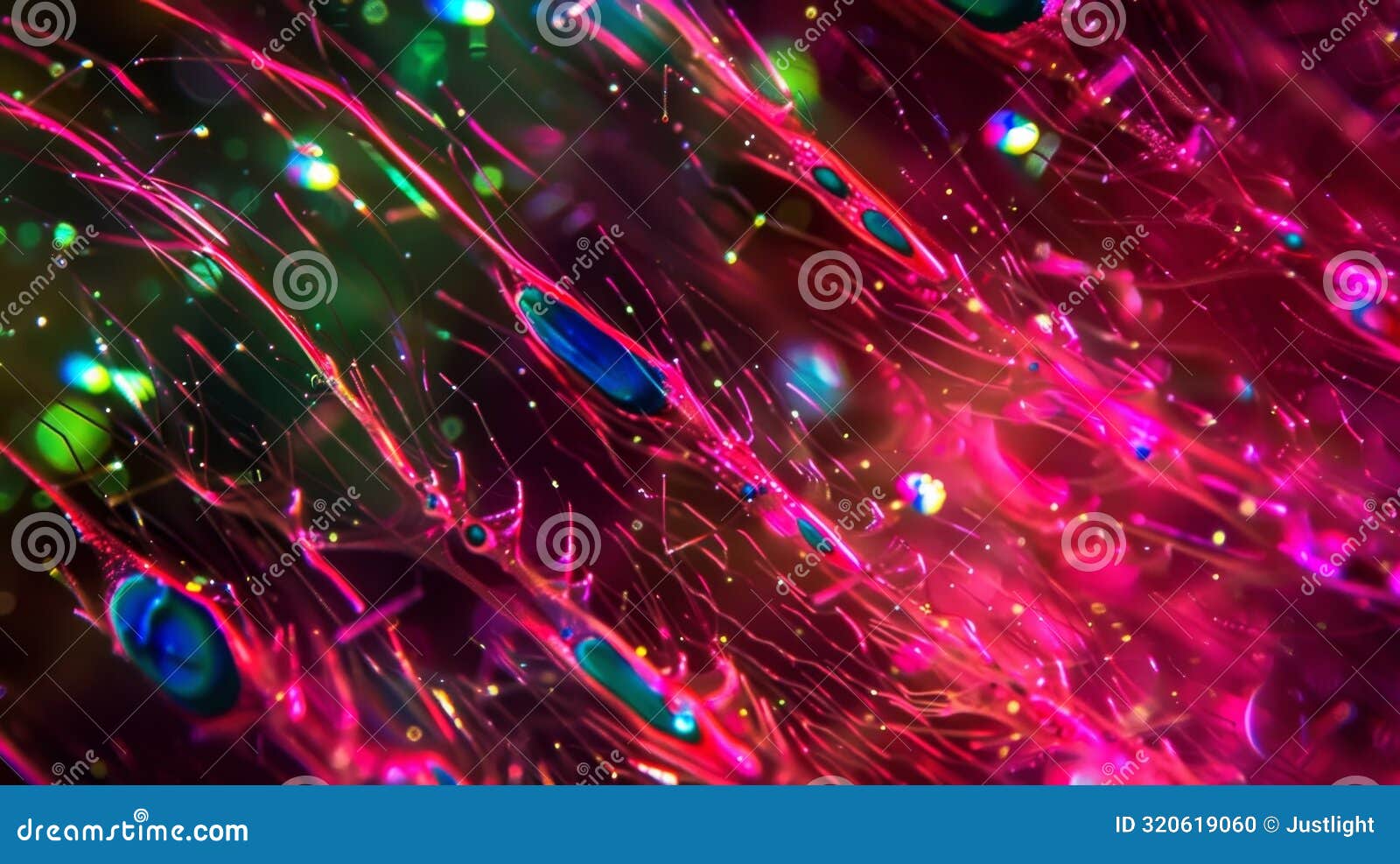 Brightfield Microscopy Image Capturing the Bat Membrane in a Tissue ...