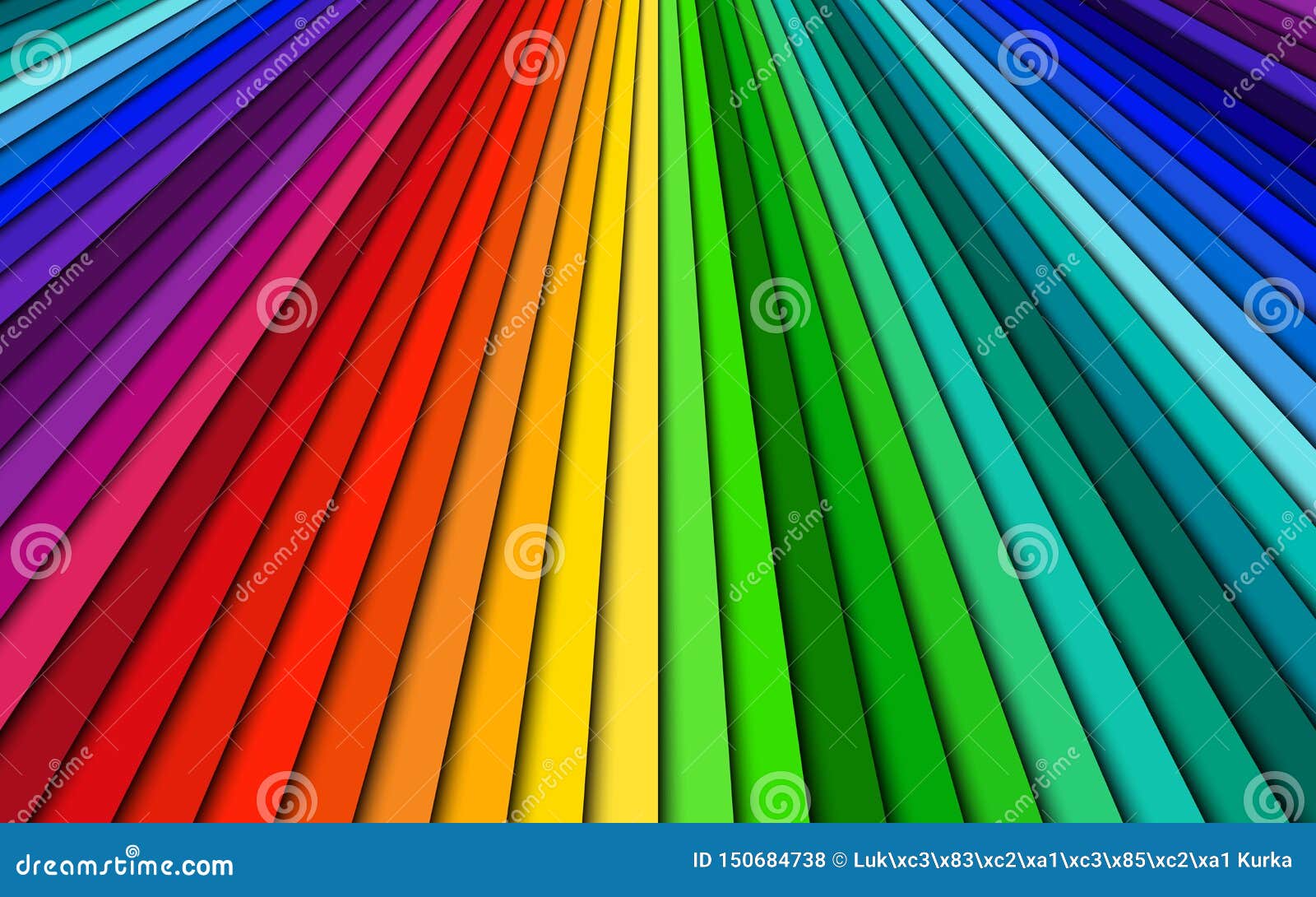 Brightly Colored Abstract Background Spectrum Lines Bright Pattern