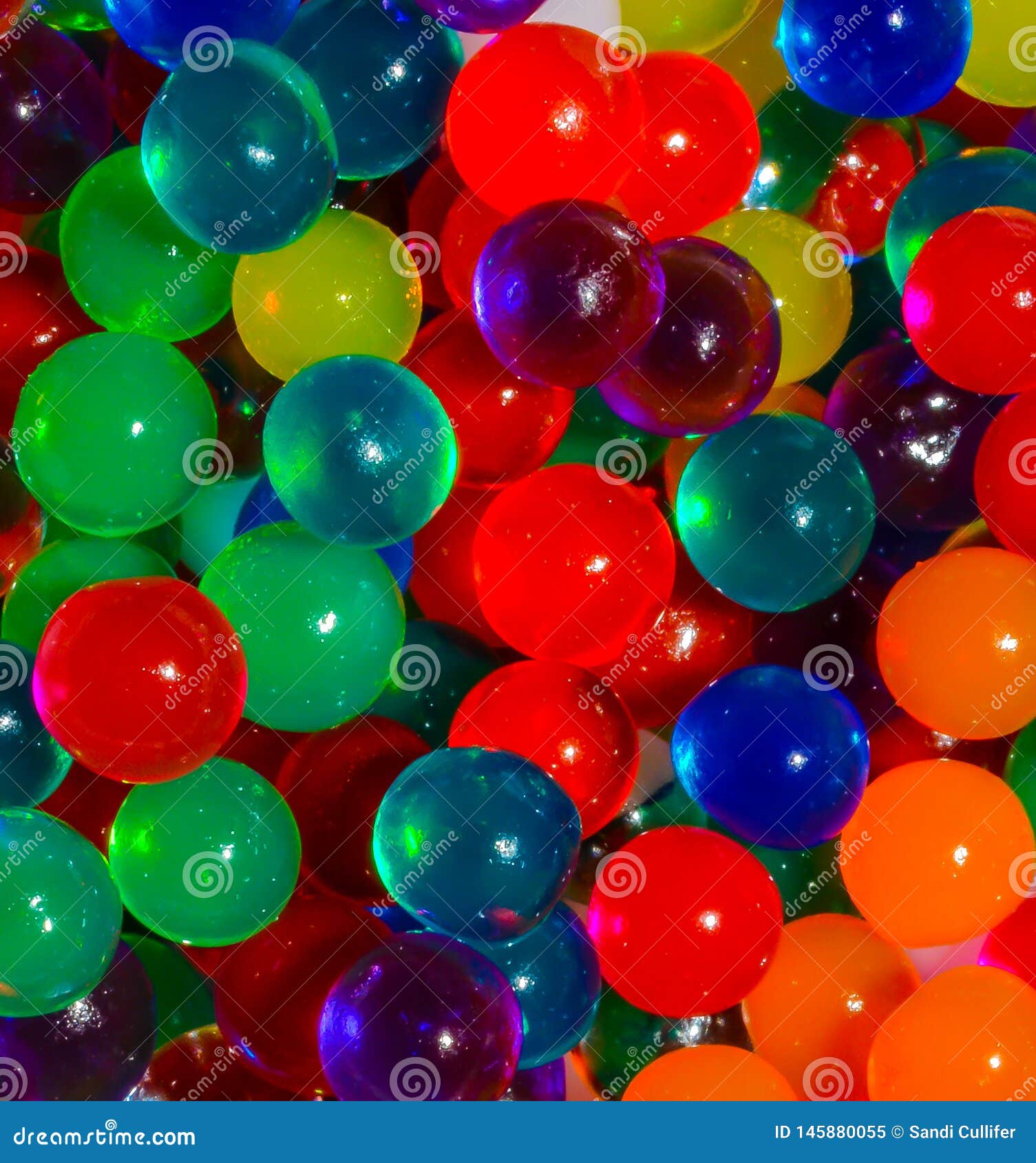 Brightly Colored Background of Tiny Balls Stock Image - Image of ...