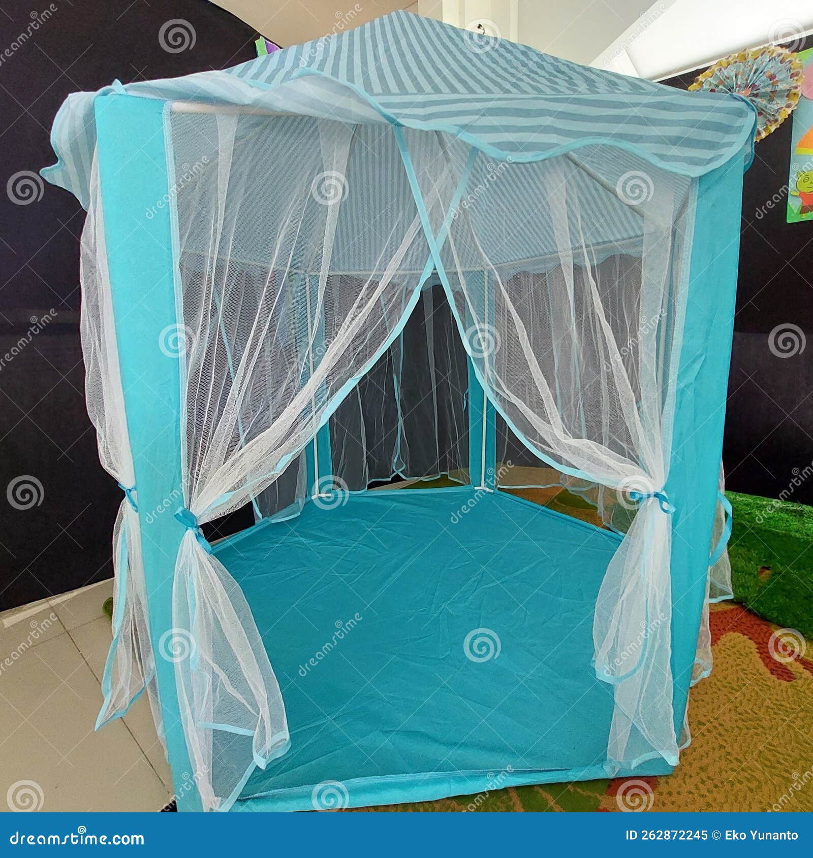 Brightly Colored Children S Camping Tent Stock Image - Image of tent ...