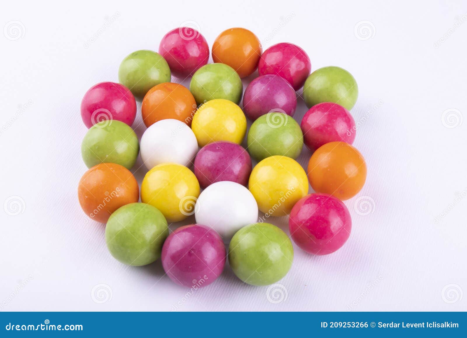 Brightly Colored Gum and Candy Stock Photo - Image of diverse, green ...