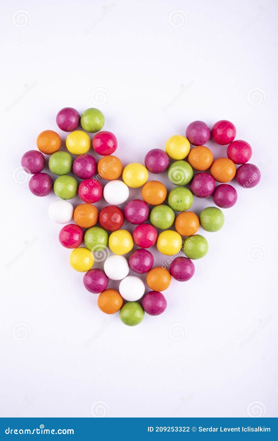 Brightly Colored Gum and Candy Stock Photo - Image of gumball, junk ...