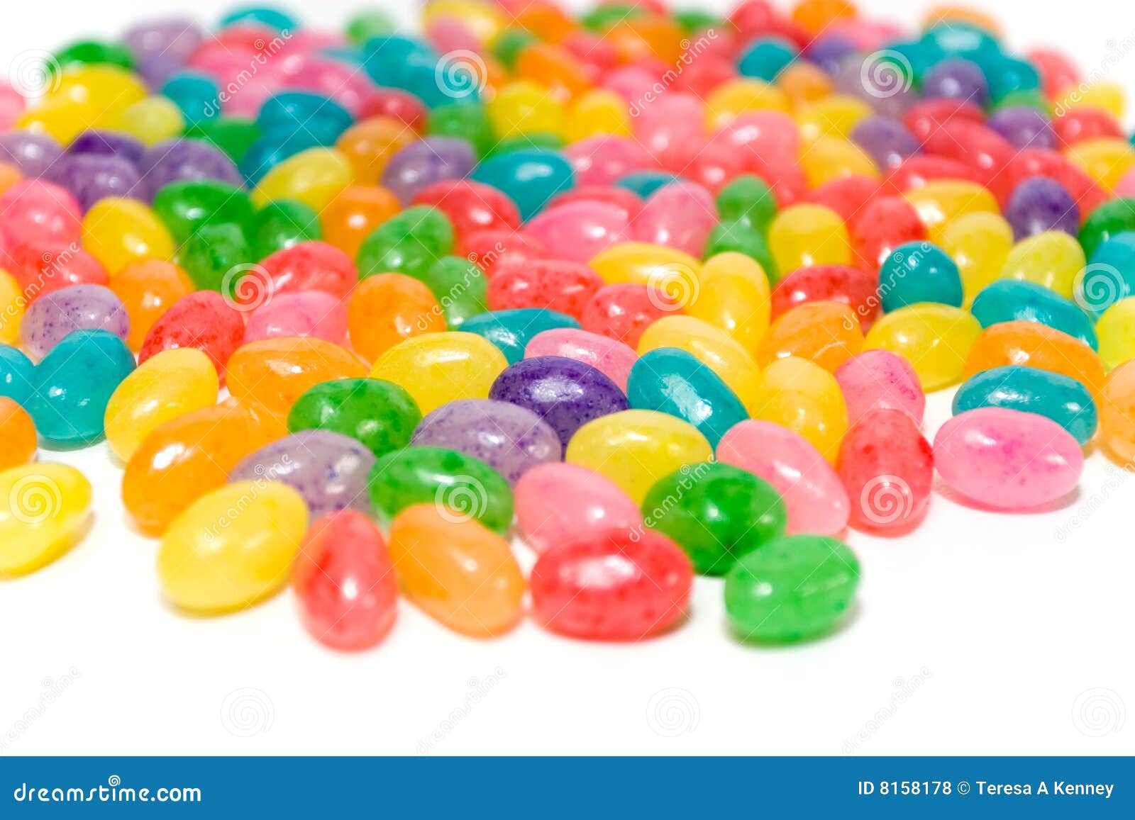 Brightly Colored Jelly Beans Stock Photo - Image of seasonal, tasty ...