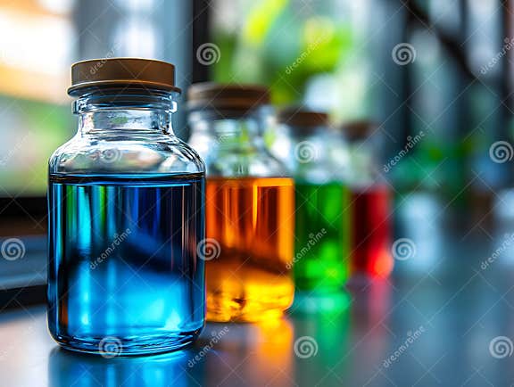 "Vibrant Colored Liquids in Laboratory Containers: a Showcase of ...
