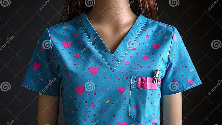 Brightly Colored Pediatric Nurse Scrubs Feature Fun Patterns and ...