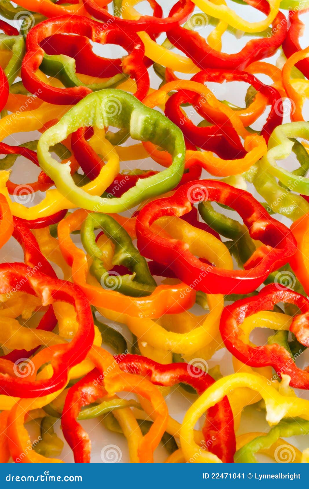 Brightly Colored Pepper Slices Stock Image - Image of bell, garden ...