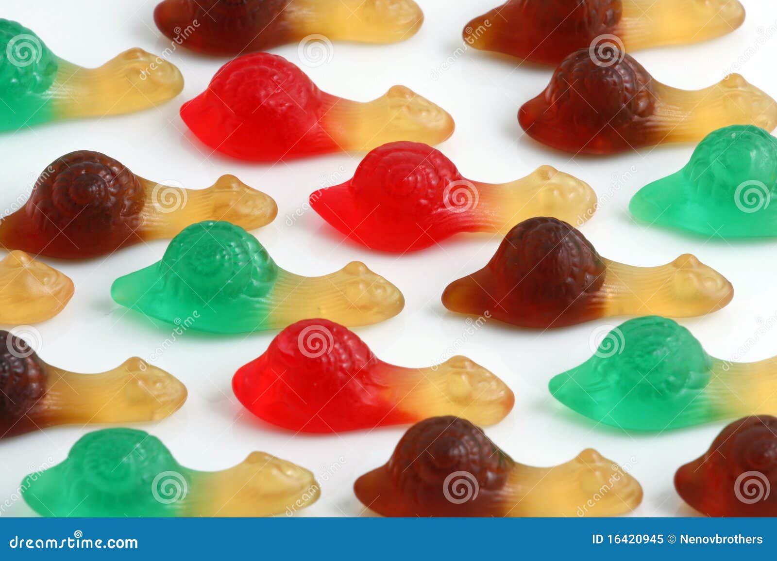 Brightly Colored Snails stock image. Image of dessert - 16420945