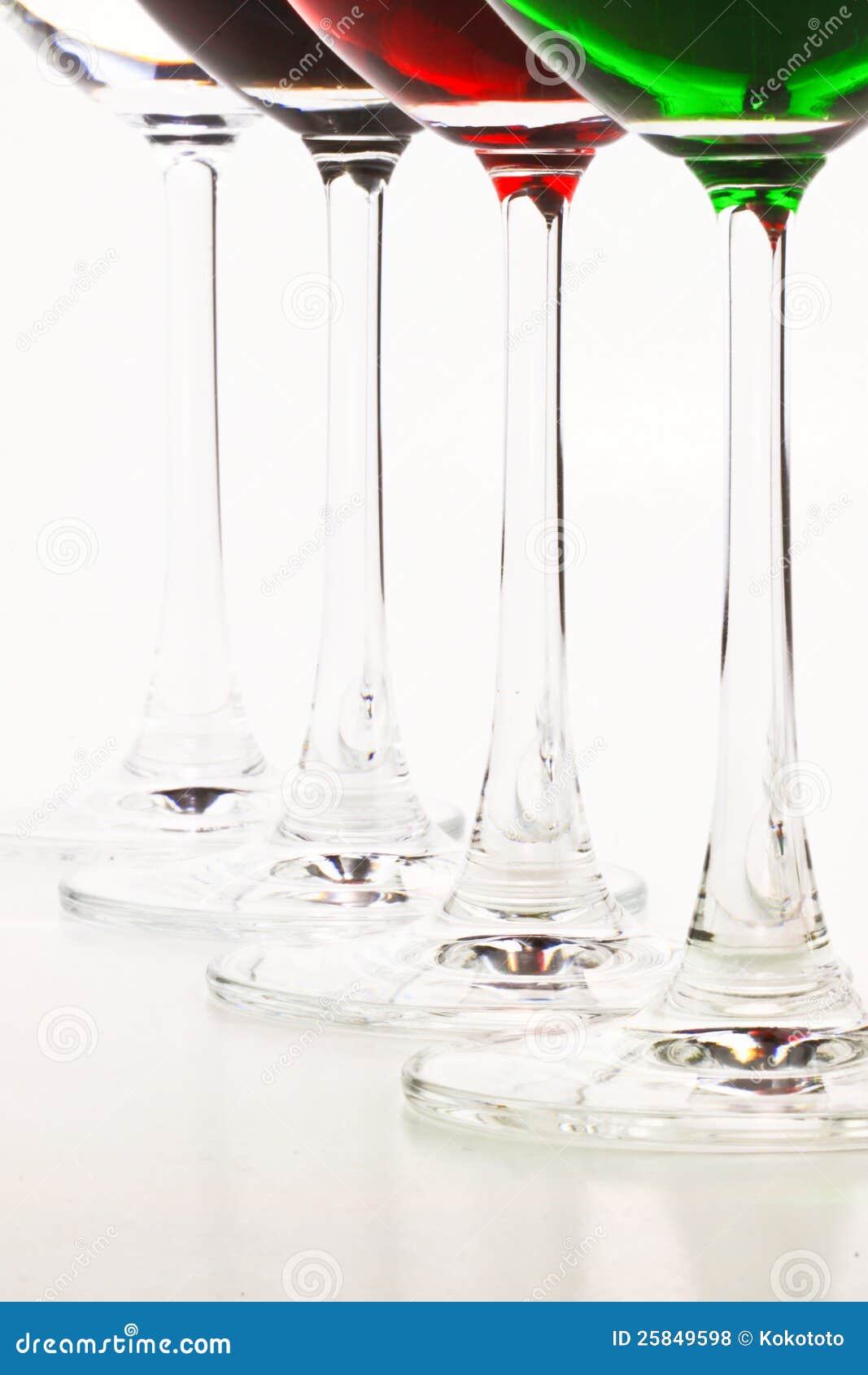 Brightly colored syrup stock photo. Image of black, water - 25849598