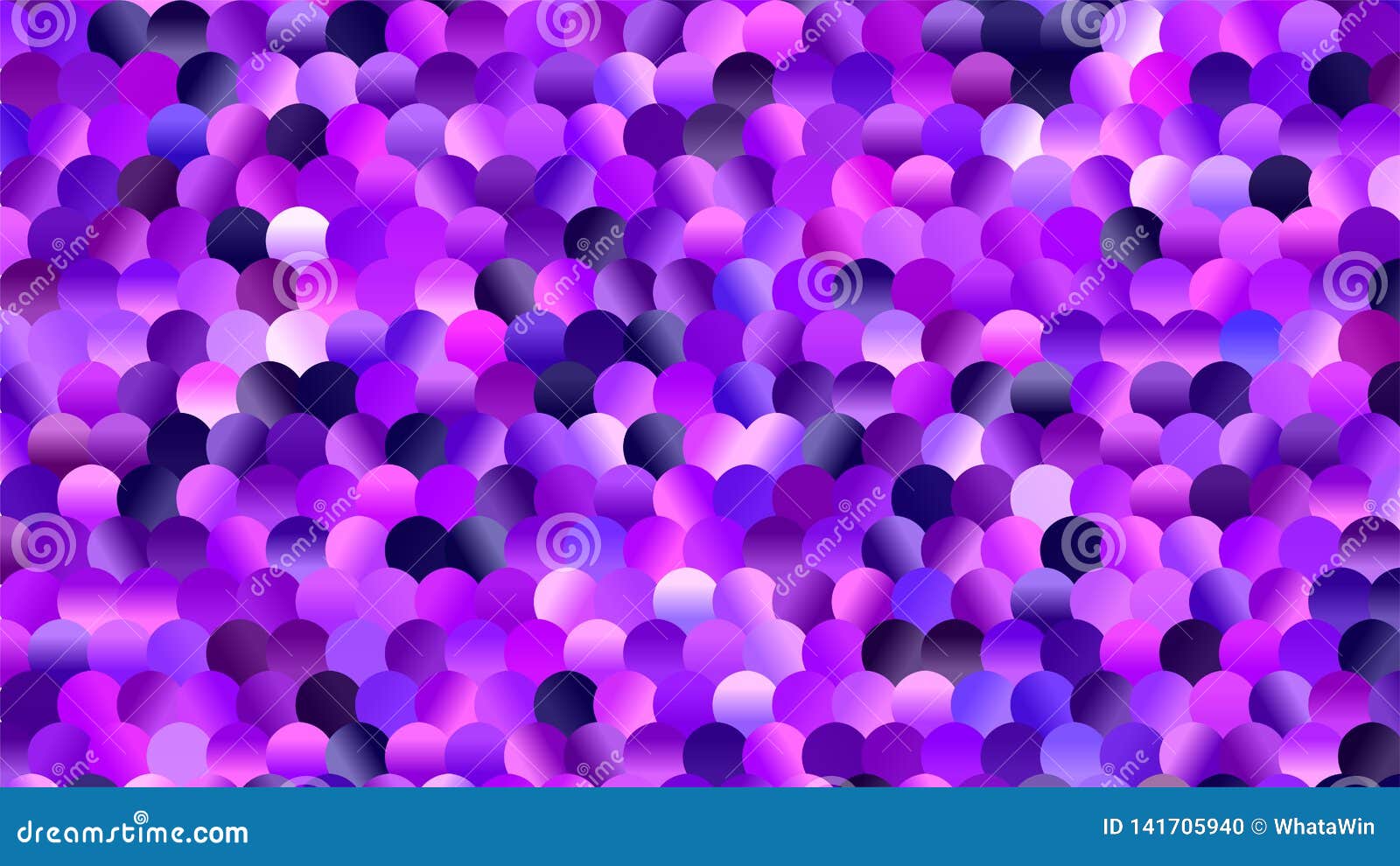 Brightly Colored Violet and Purple Sequence Mosaic Stock Vector ...