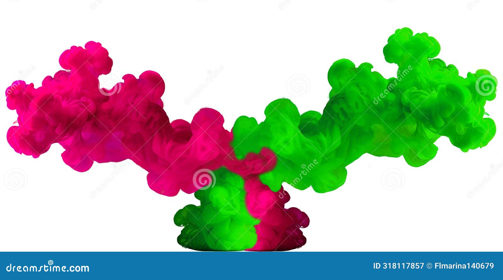 Brightly Coloured Smoke in the Background. Abstract Background ...