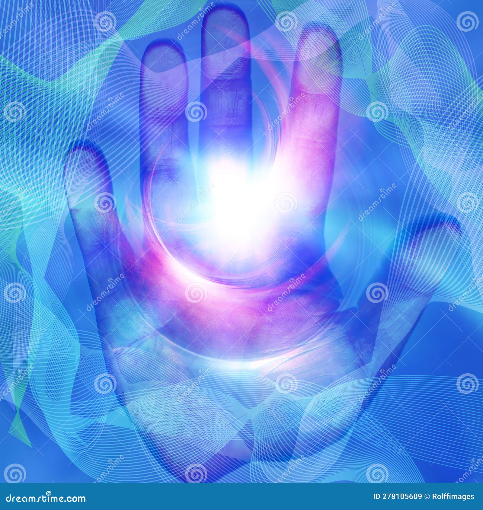 Brightly lit hand stock image. Image of grid, abstract - 278105609