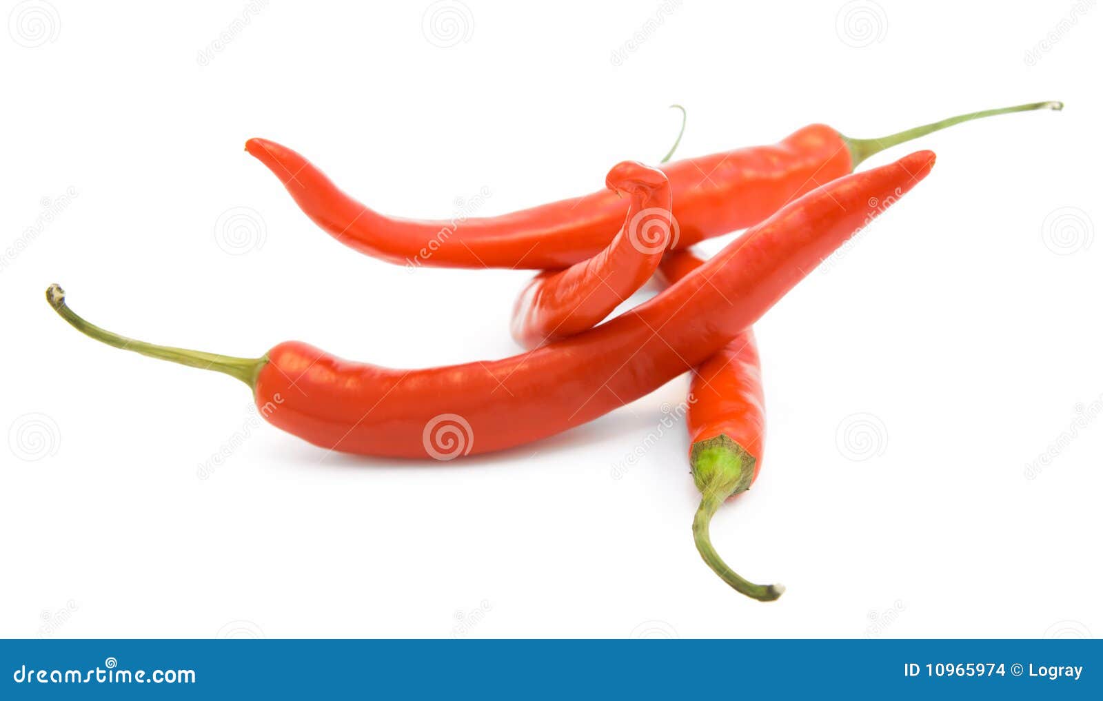 Brightly-red Cayenne Isolated Stock Photo - Image of healthy ...