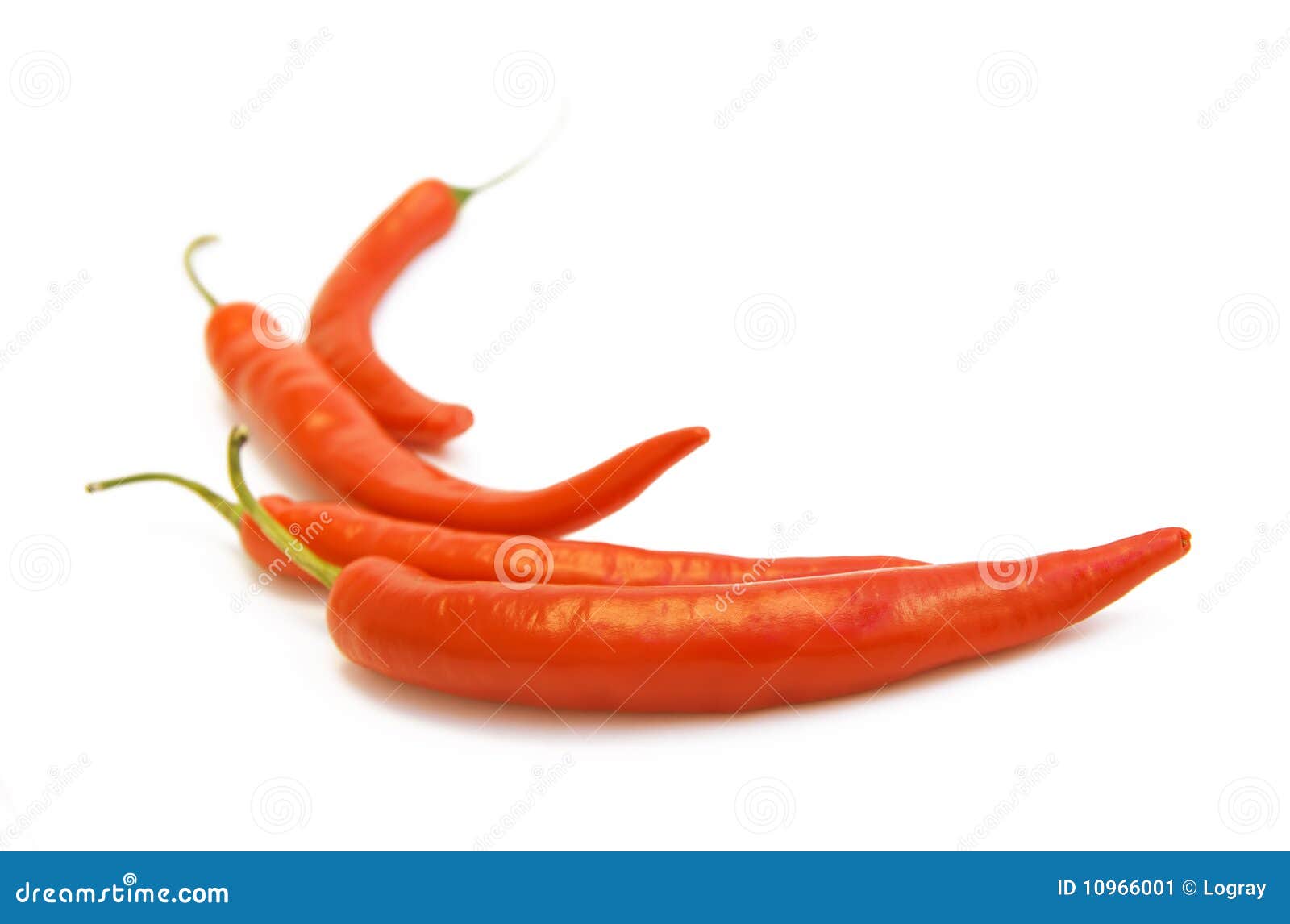 Brightly-red Cayenne Isolated Stock Image - Image of cook, mexico: 10966001