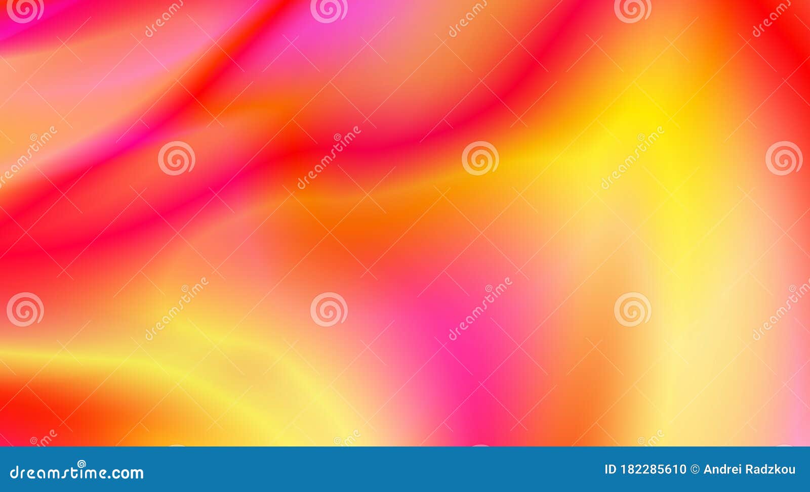 Brightness. Brilliant Red and Yellow Blurred Background with Saturated ...