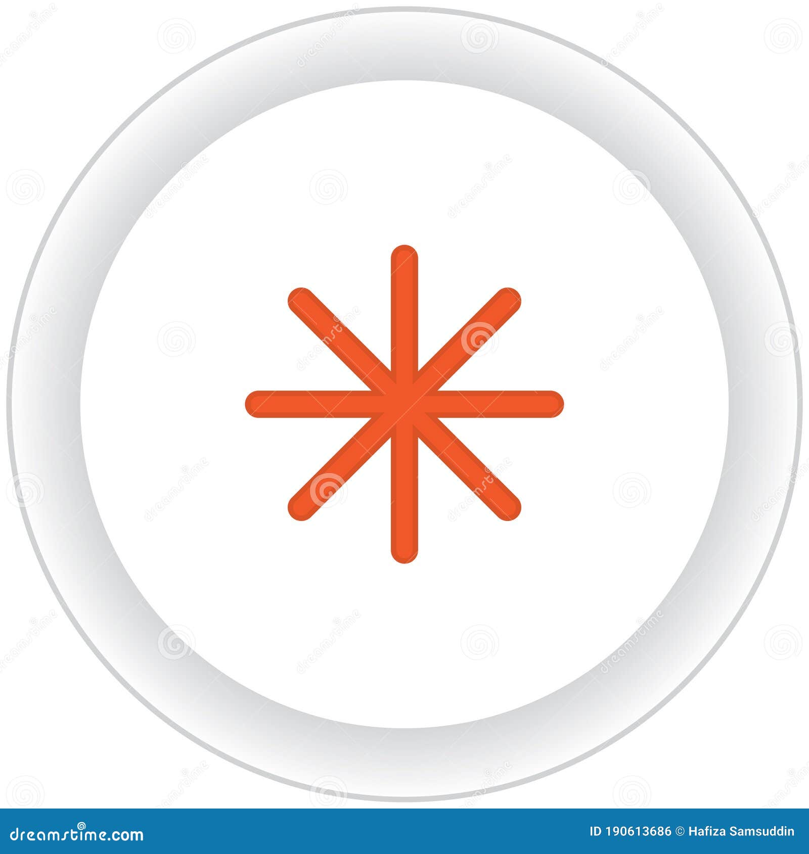 Brightness Button. Vector Illustration Decorative Design Stock Vector ...