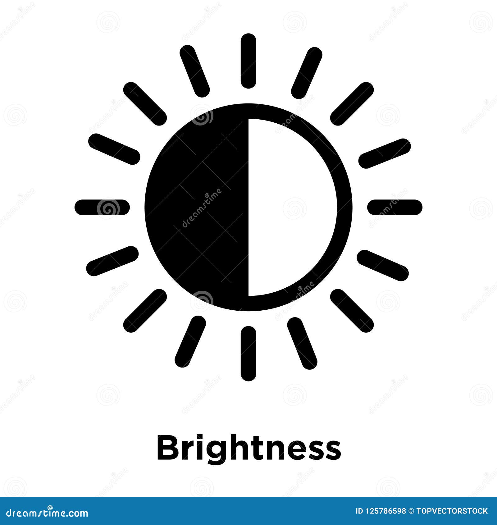 Brightness Icon Vector