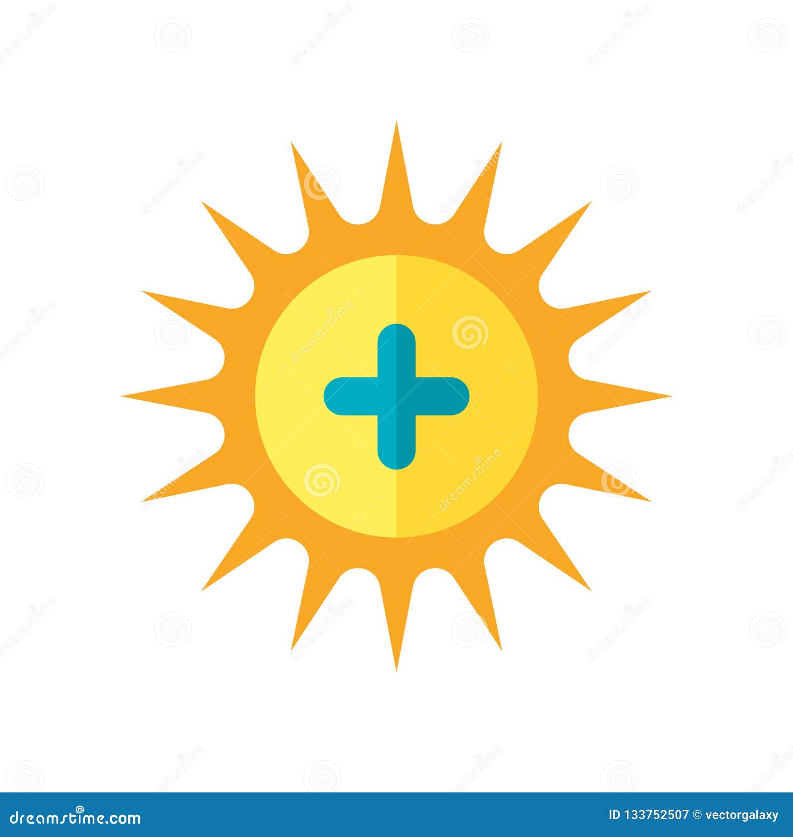 Brightness Icon Vector Isolated on White Background, Brightness Stock ...