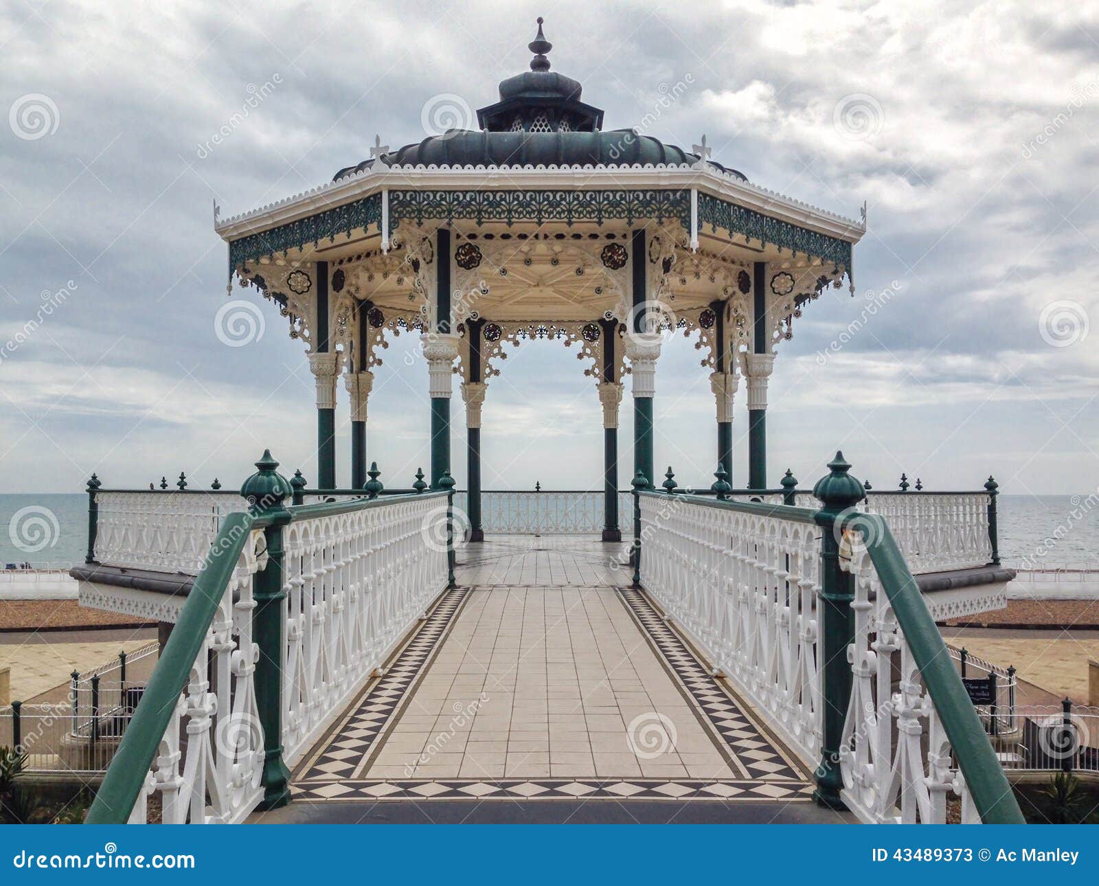 Brighton Bandstand. stock image. Image of great, landmark - 43489373